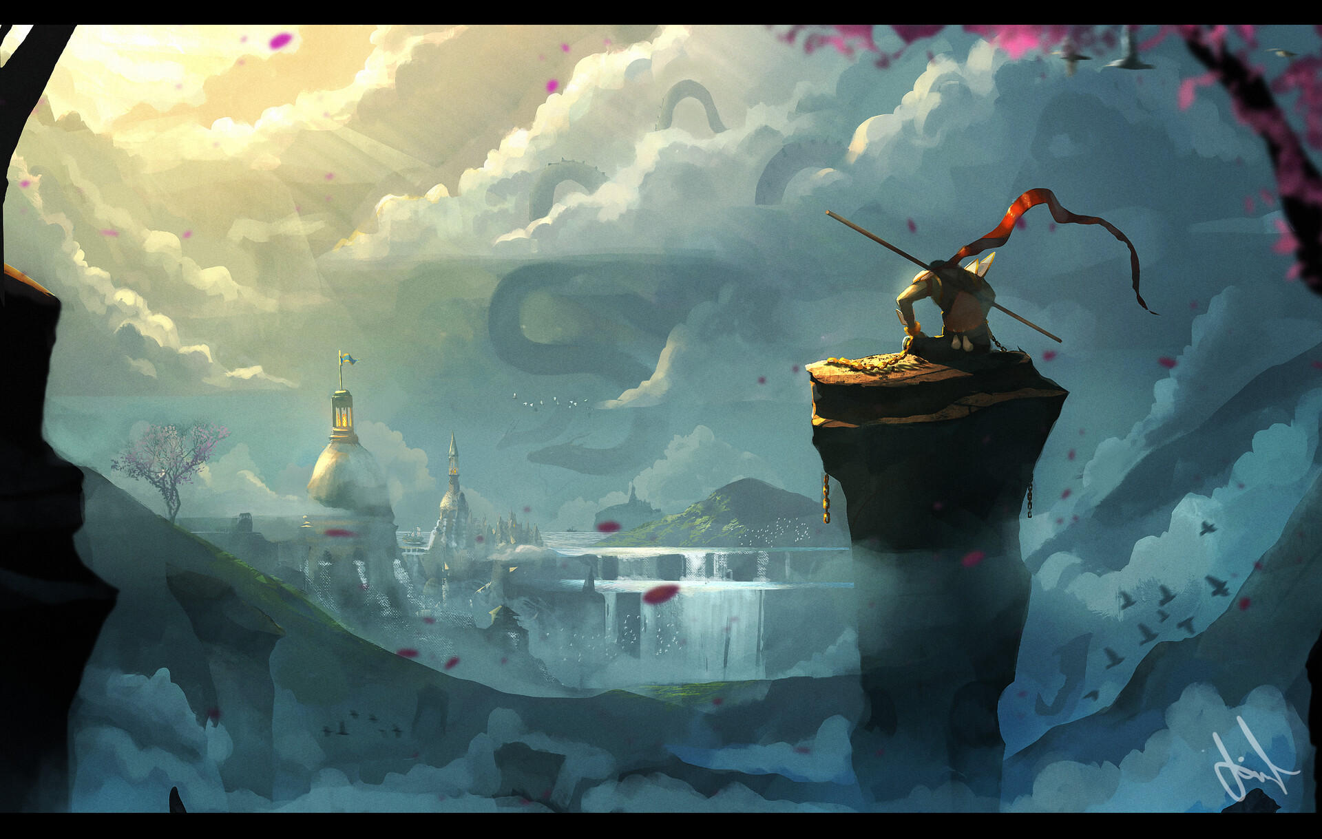 ArtStation - The Hawk Coast - DND Speedpaint