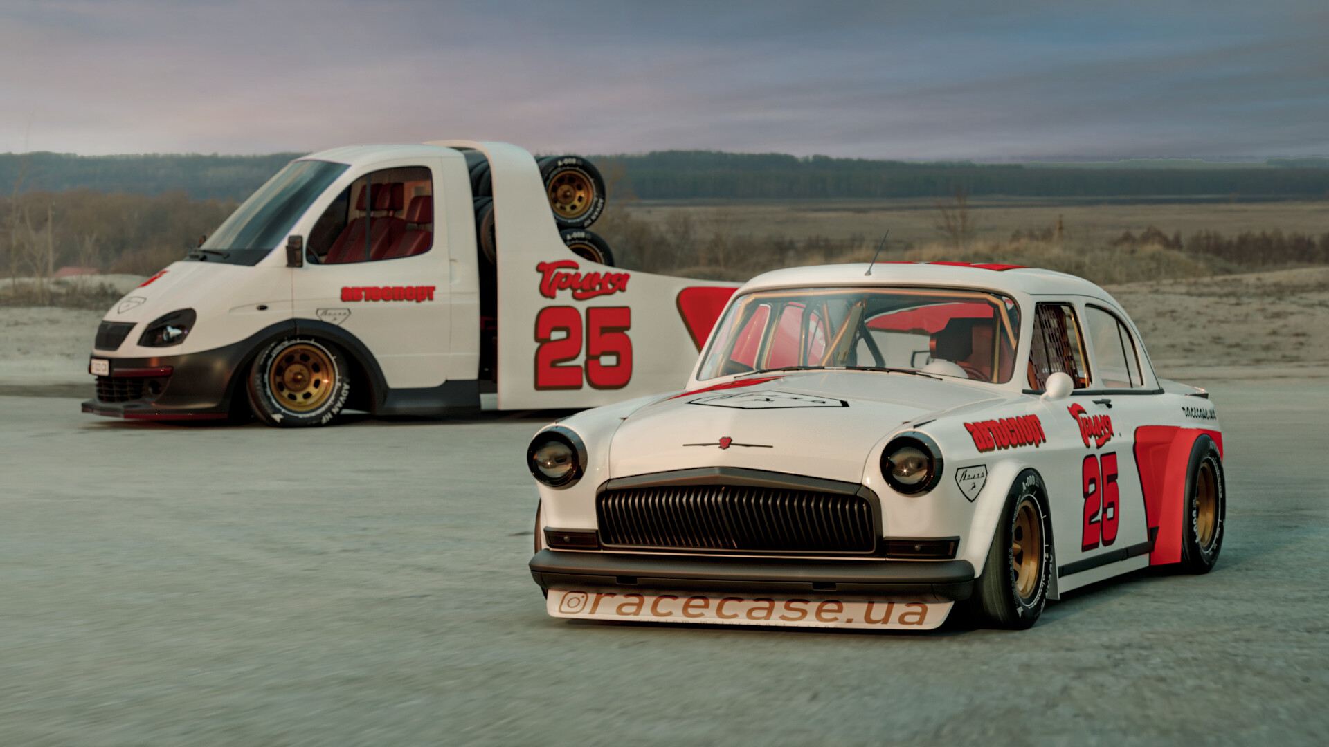 ArtStation - Gaz 21 Volga Race Car