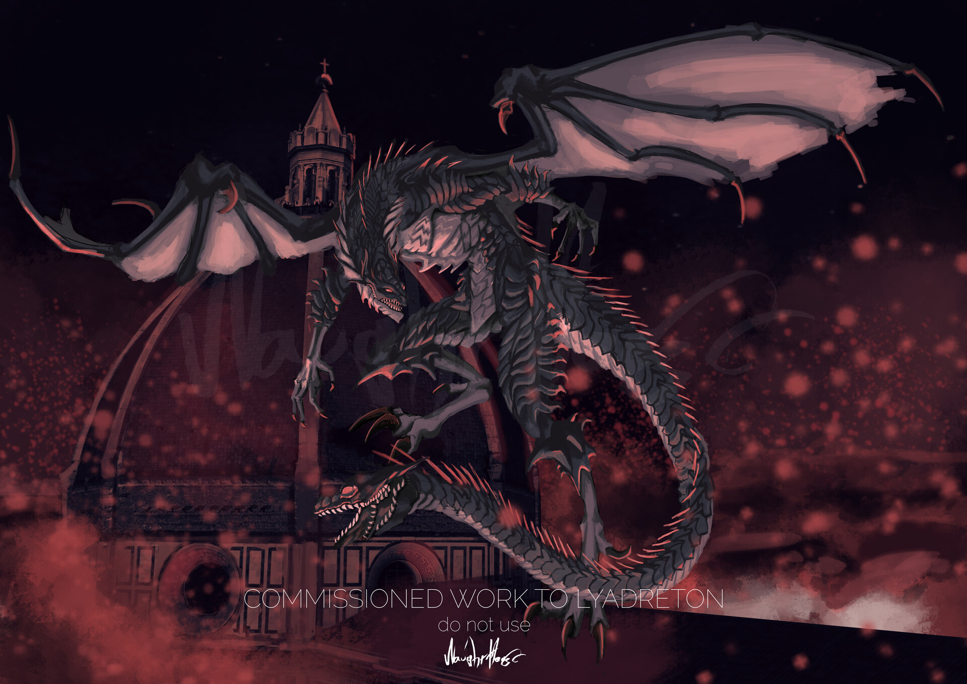 shadow dragon wallpaper