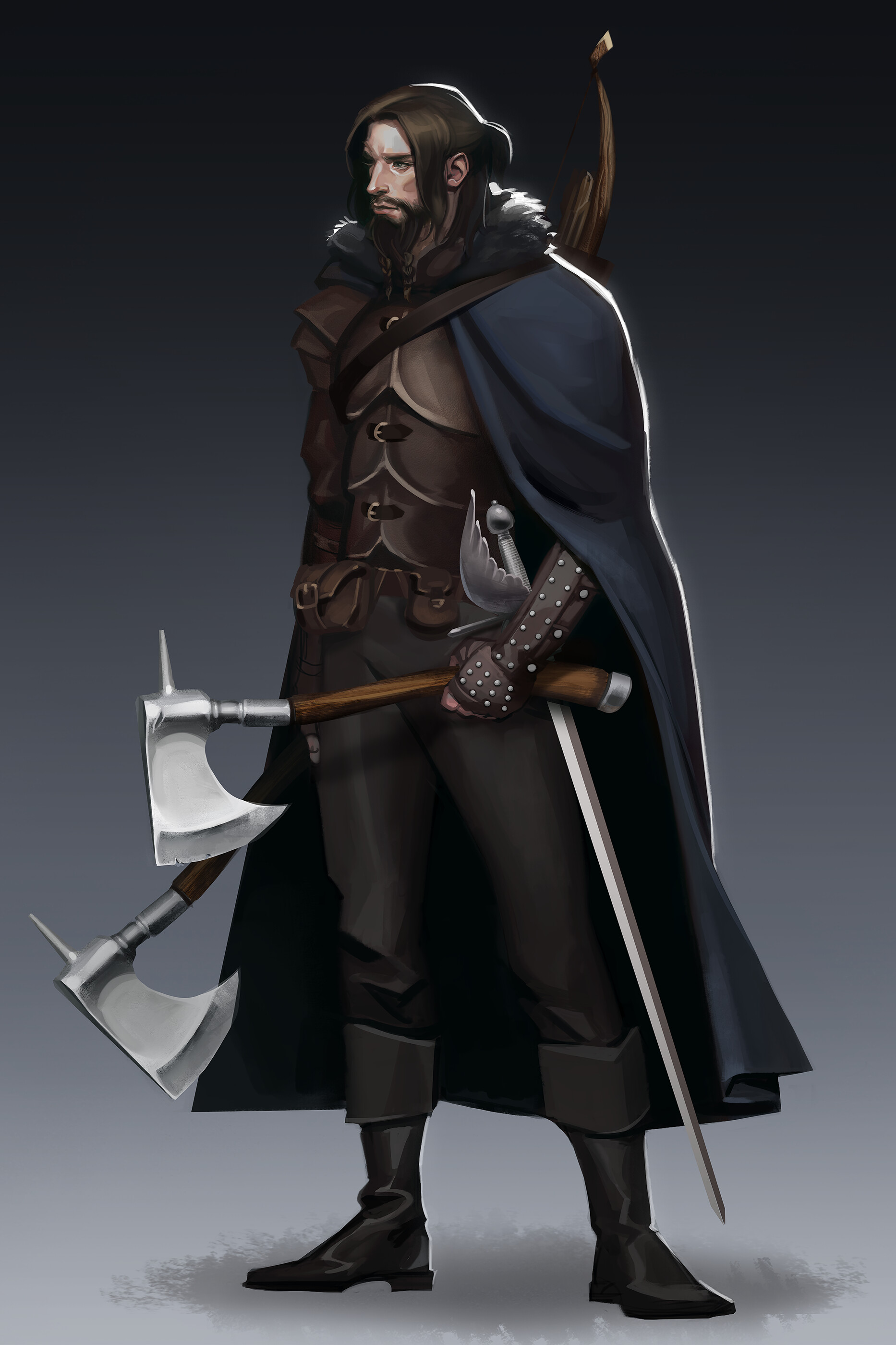 ArtStation - Warrior full body commissions