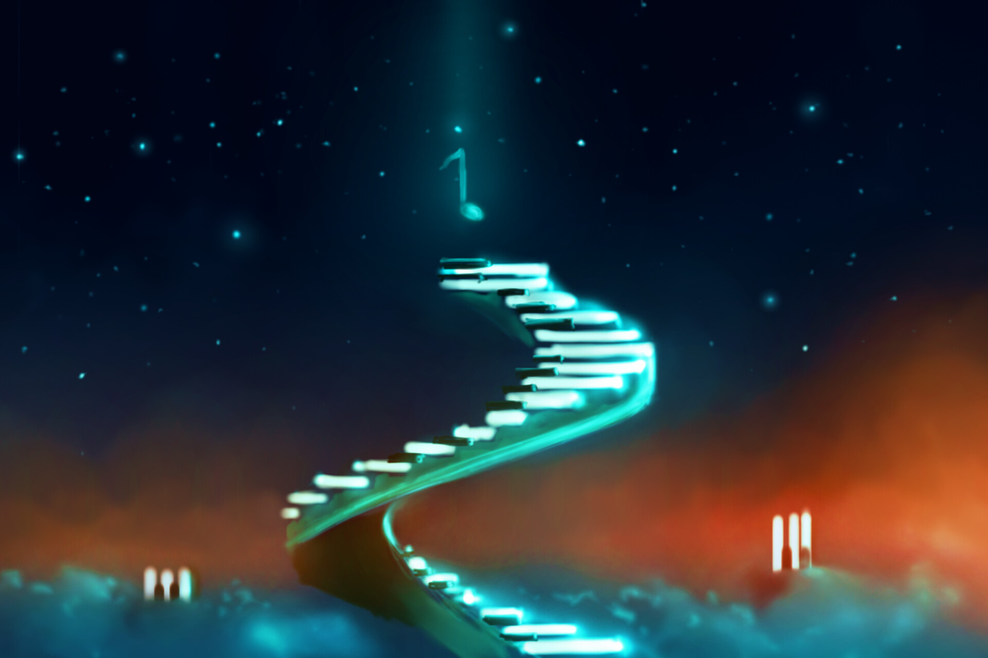 ArtStation - Music Stairway