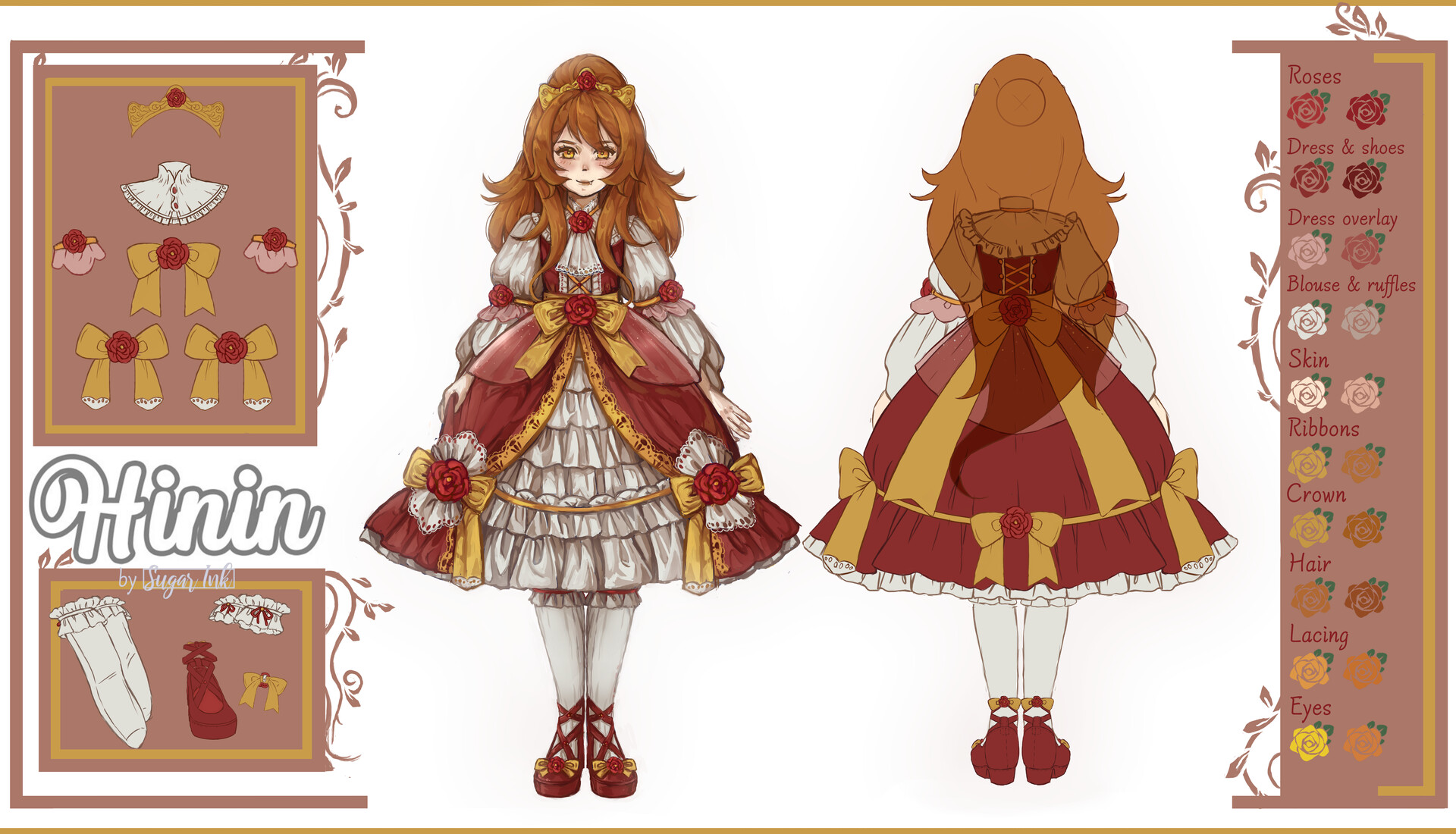 ArtStation - Character Sheet (HININ's design)