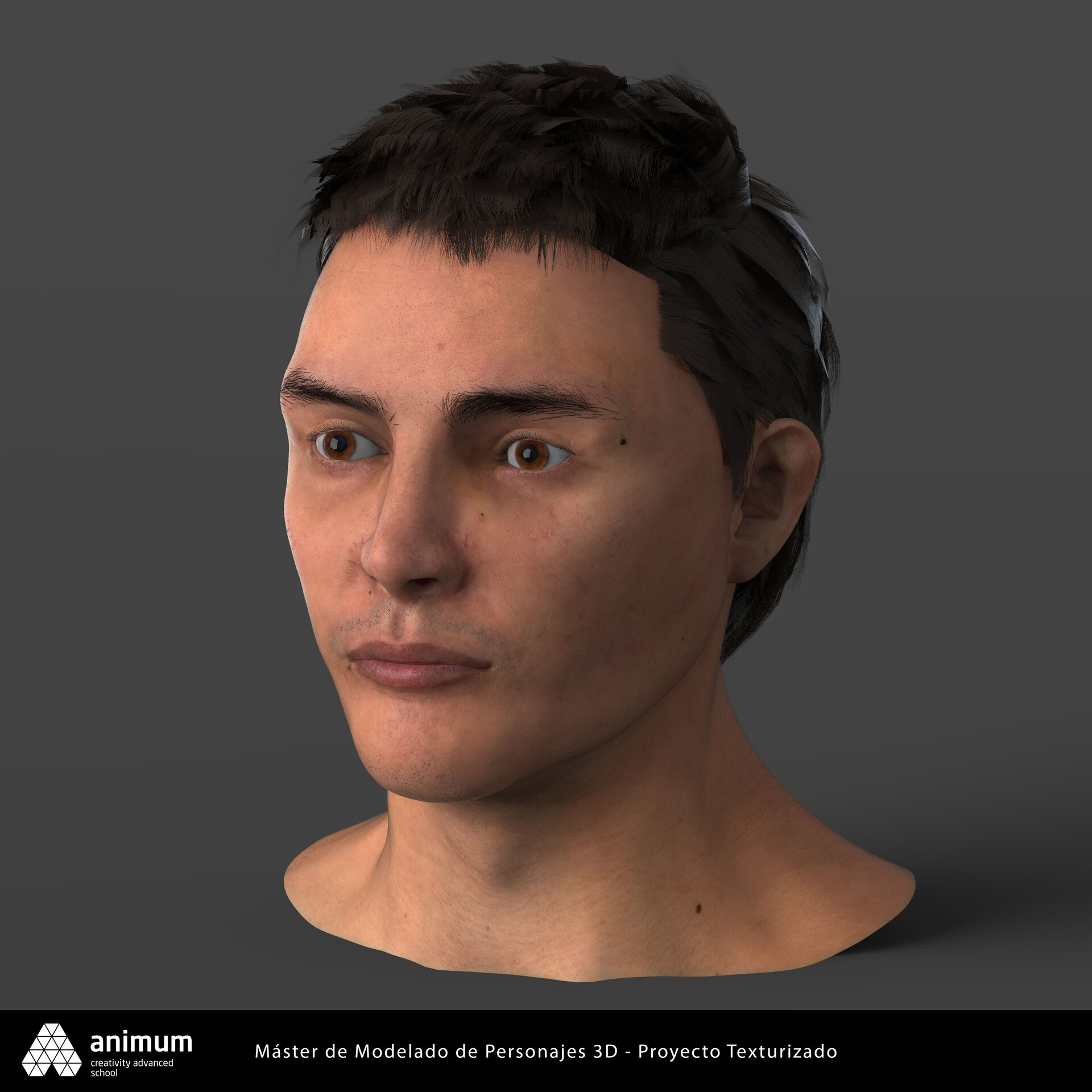 ArtStation - Human male bust