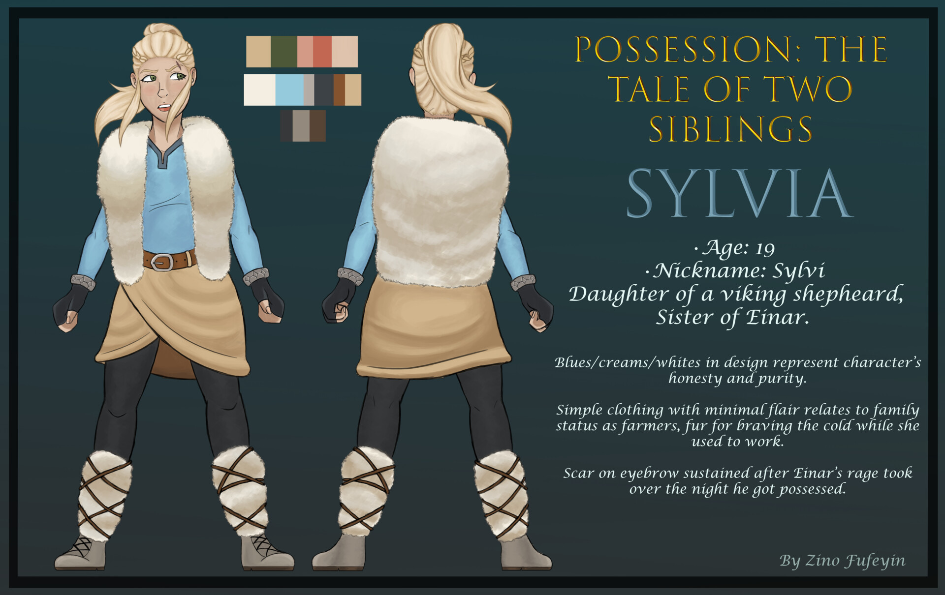 ArtStation - [Character sheet/Concept Art] - Posession: The Tale of Two ...