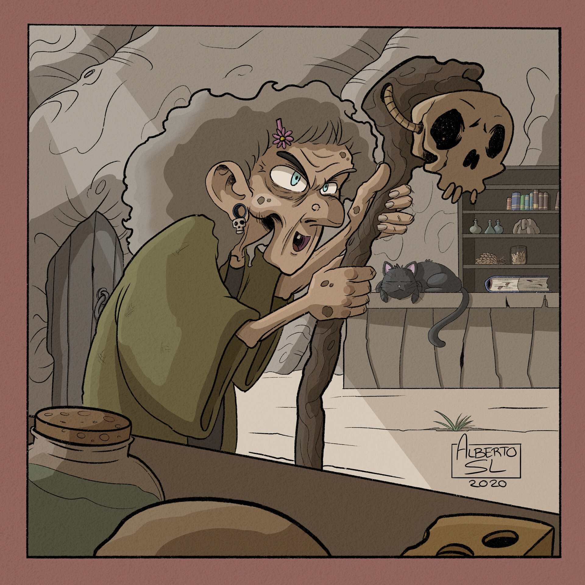 ArtStation - Fairy/Fae Week 2020 - Day 3 - Hag