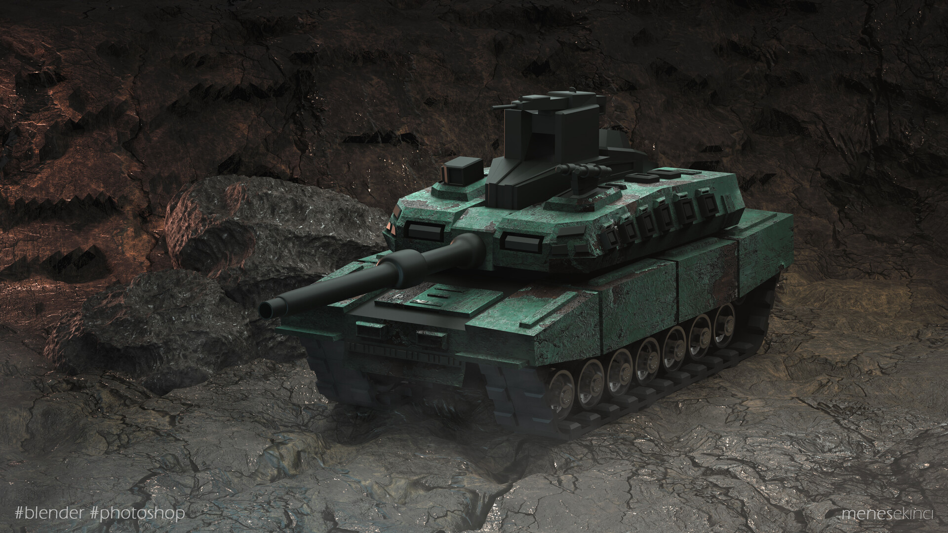 ArtStation - 3D Tank Model