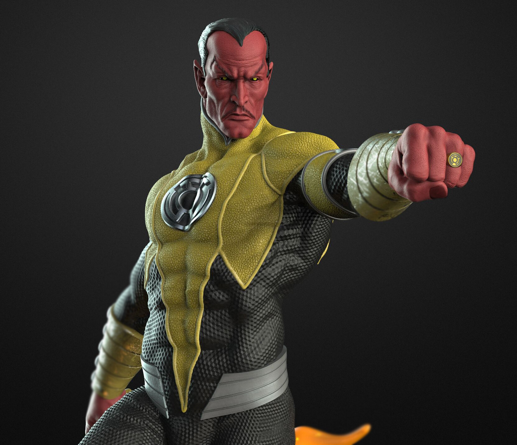ArtStation - Sinestro Yellow Lantern