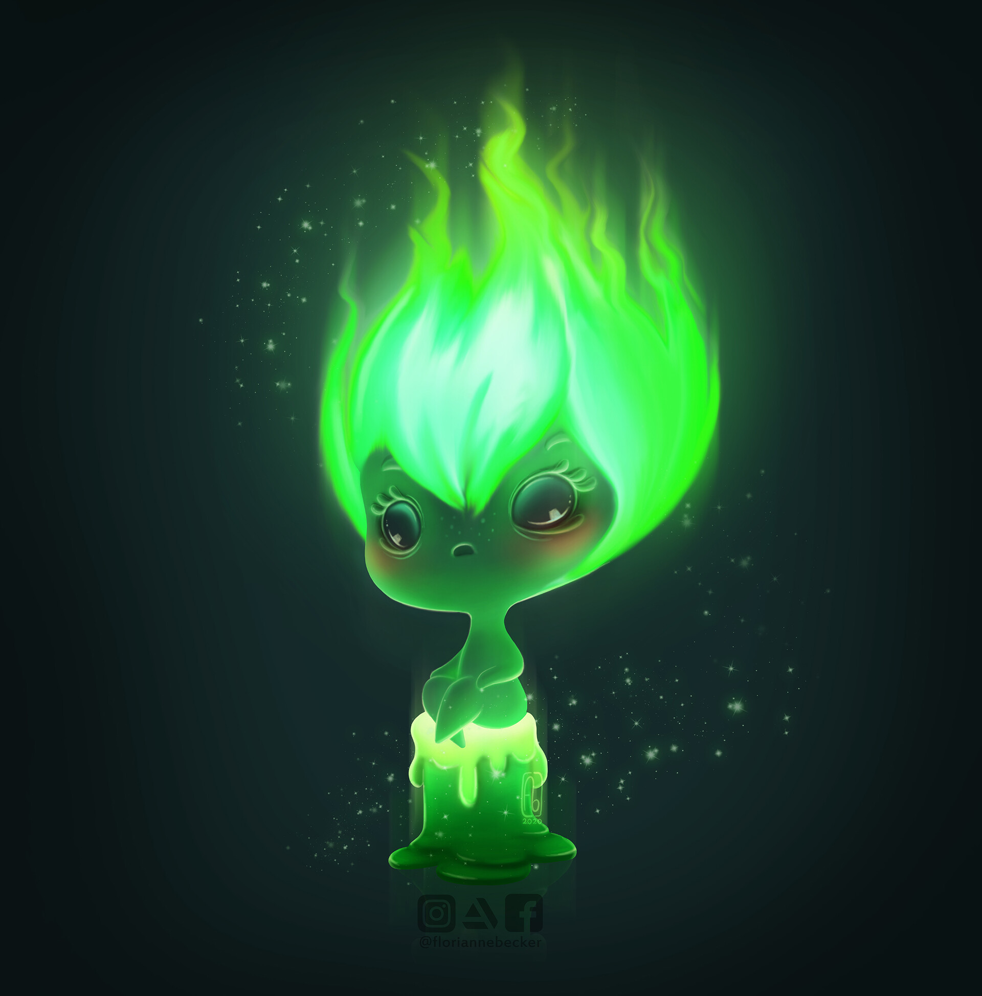 ArtStation - Green spell