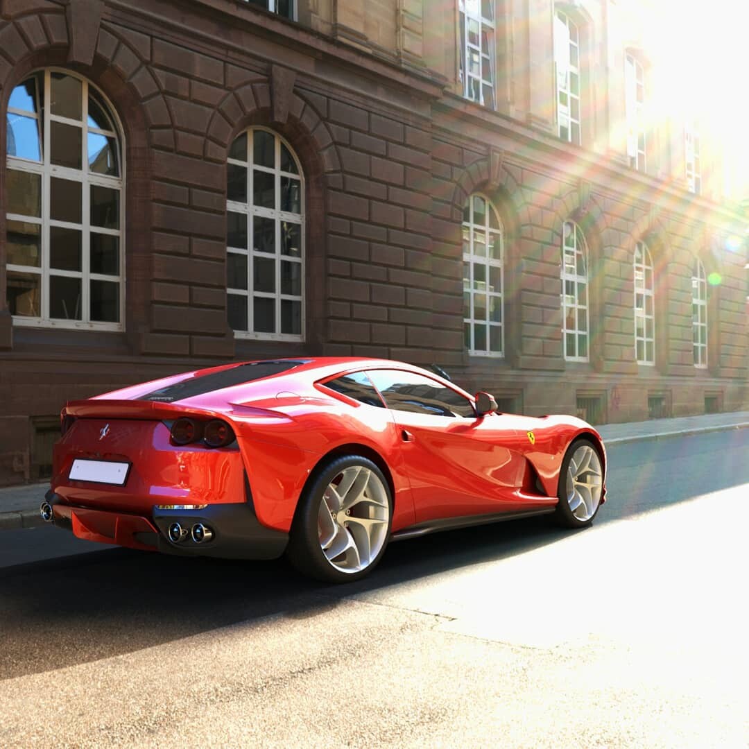 ArtStation - Ferrari 812 CGI