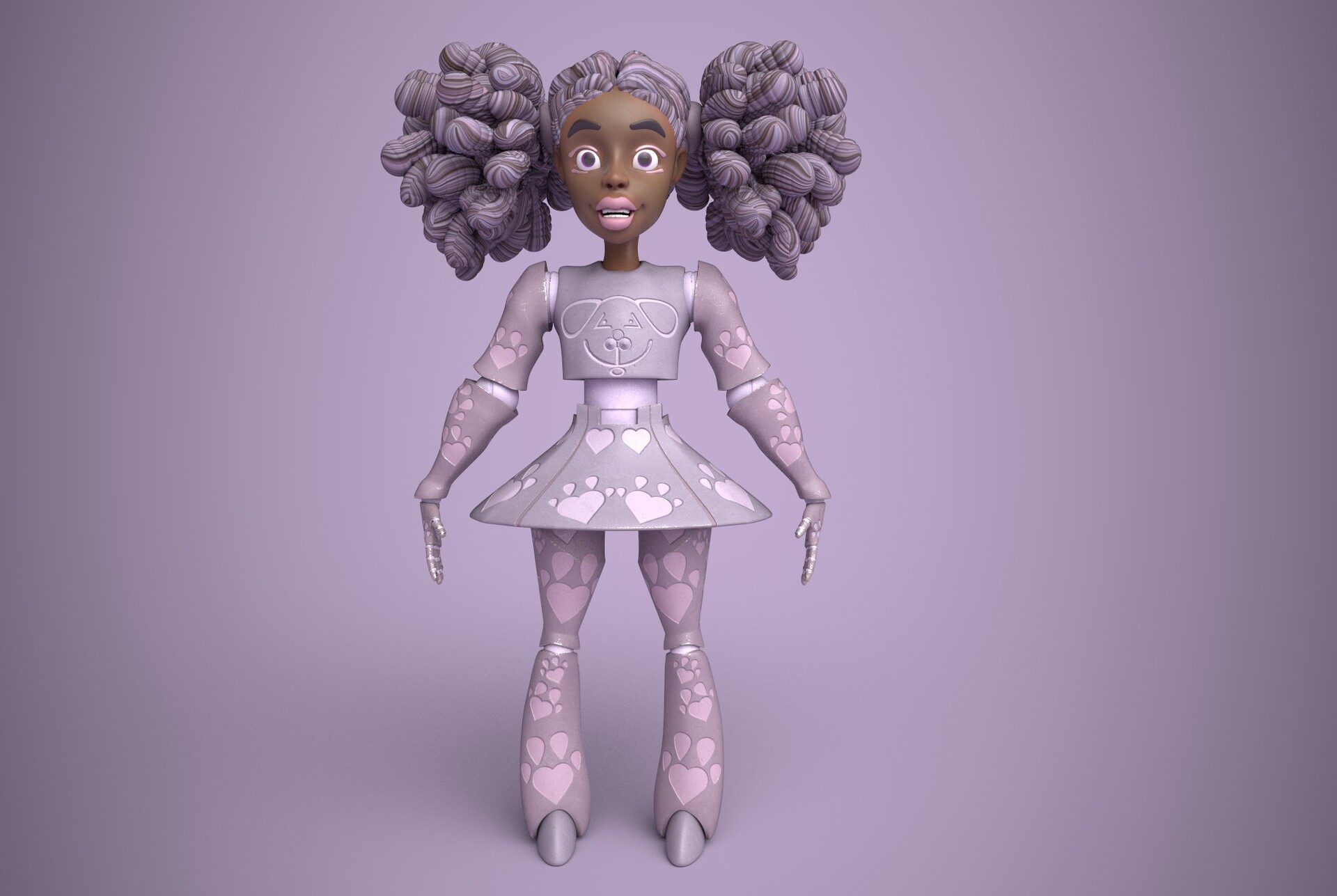 ArtStation - girlSculpt_L_bot_texture