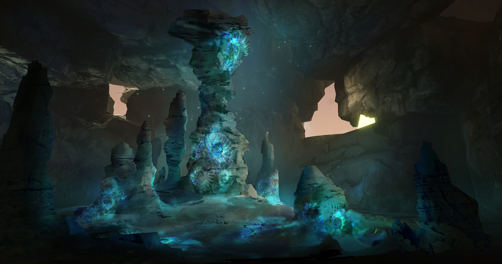 ArtStation - Sacrificial cave2