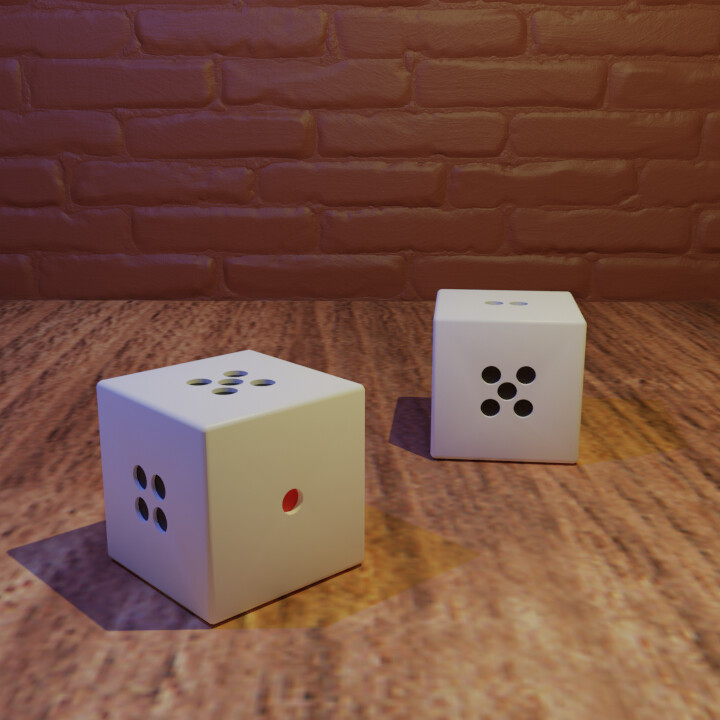 ArtStation - Daily 3D model(28/10/2020) Dice