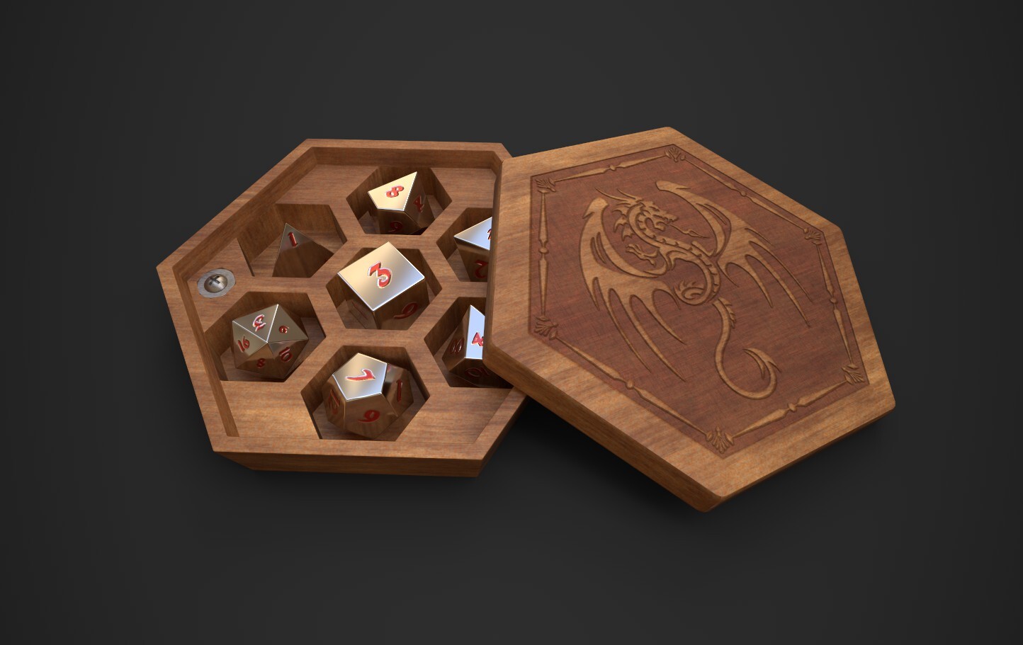 ArtStation - D&D dice box