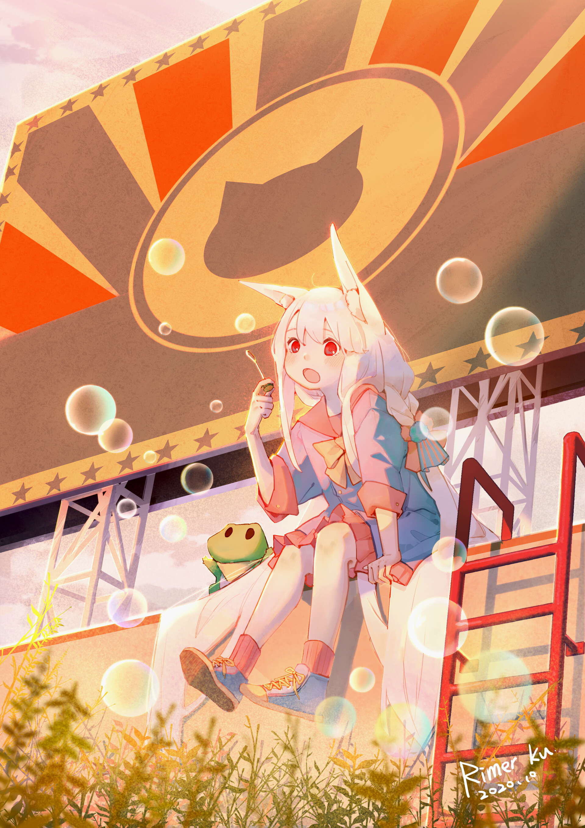 ArtStation - Blowing bubbles