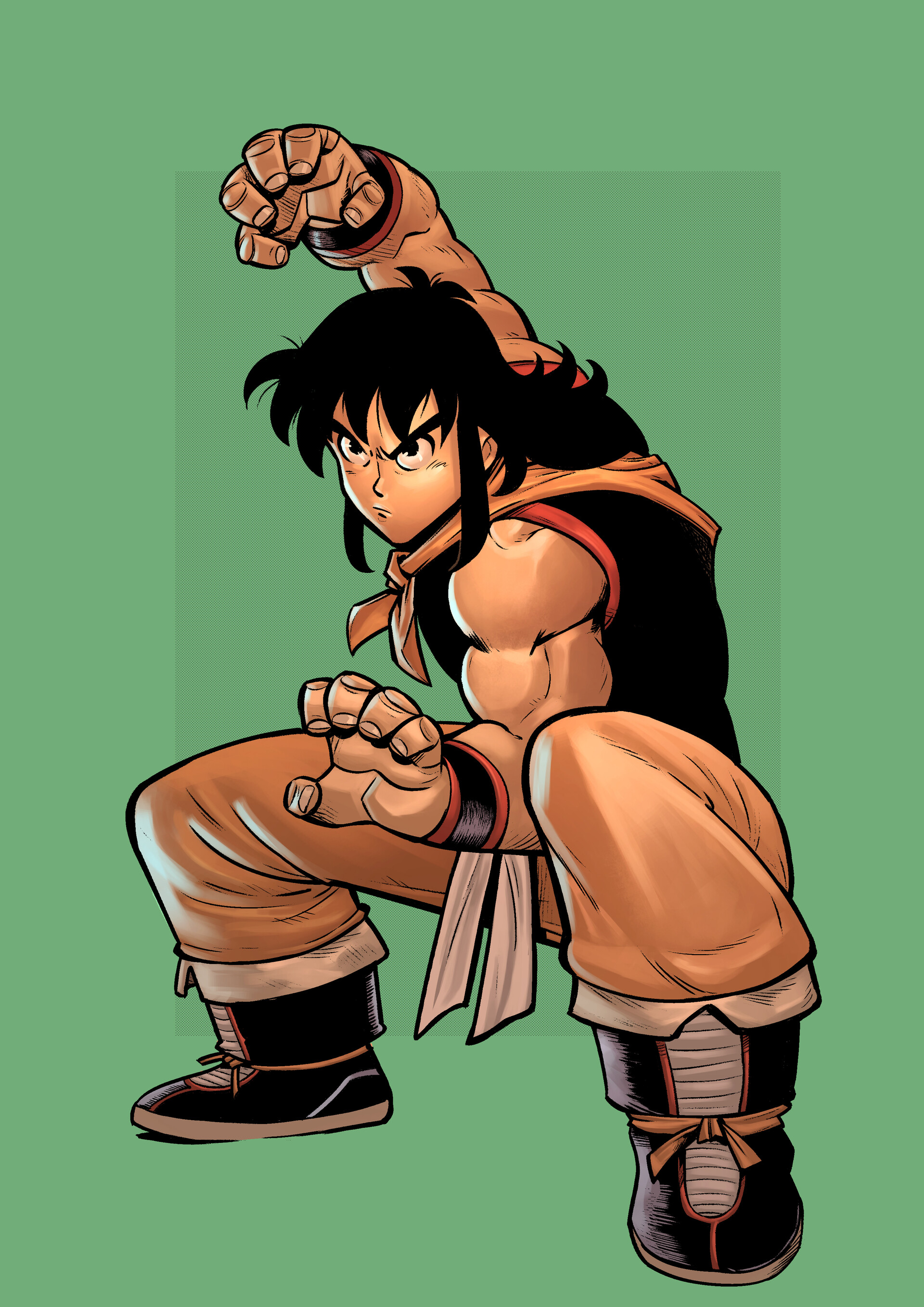 ArtStation - Yamcha, Old School
