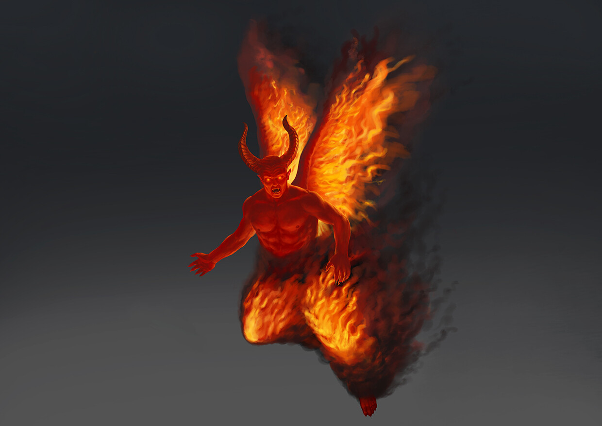 ArtStation - Fire Demon