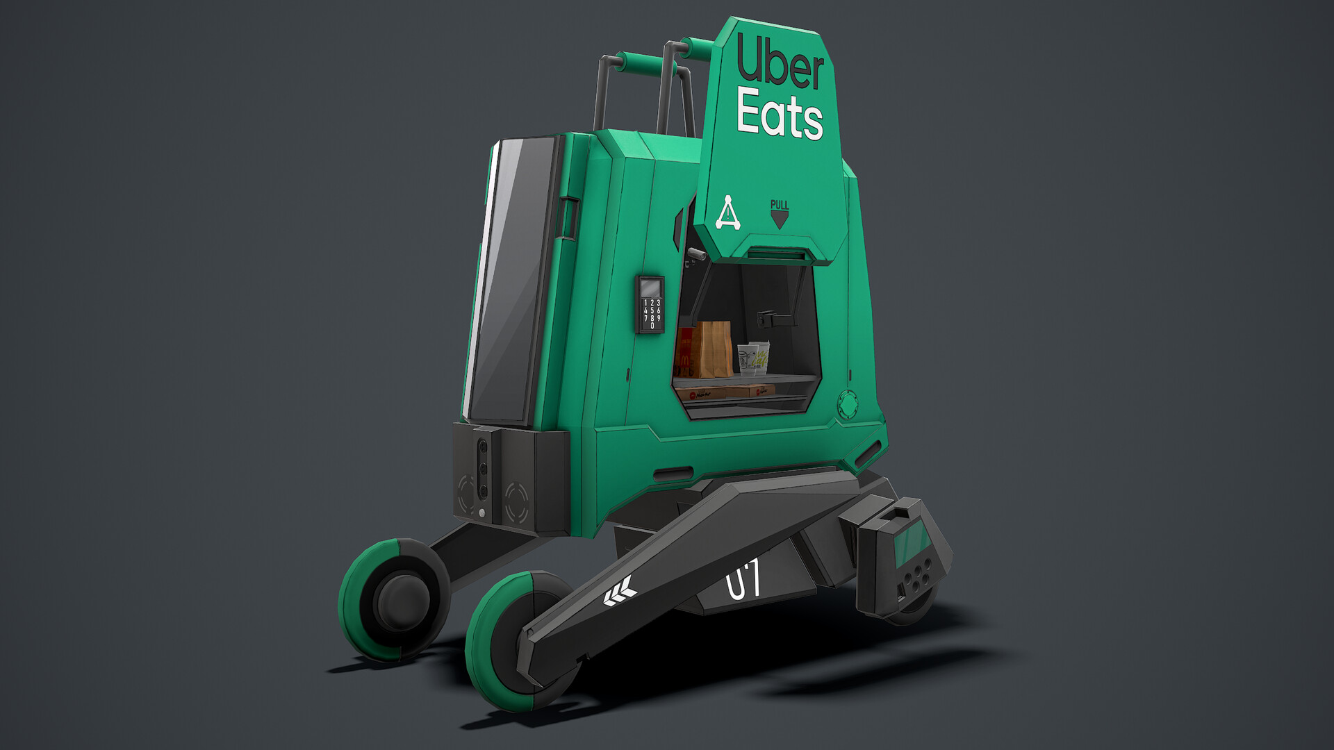 ArtStation - Uber Eats