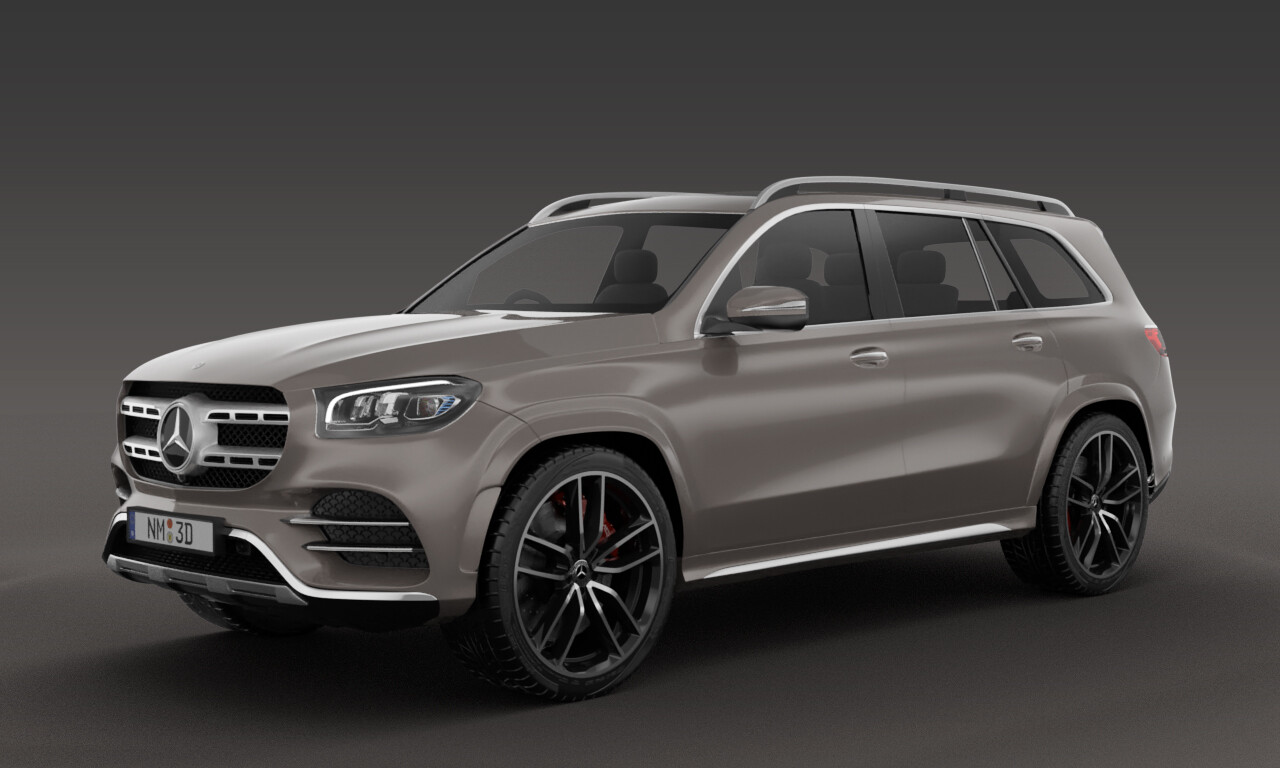 ArtStation - Mercedes-Benz GLS 2020 3D Model