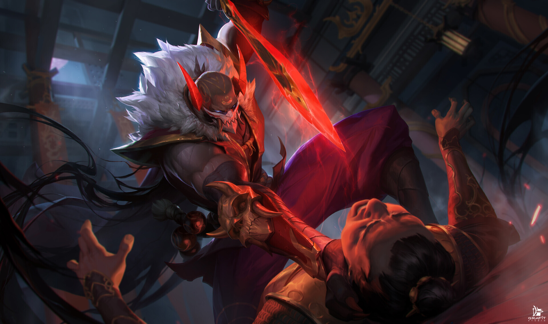 ArtStation - Bloodmoon Pyke