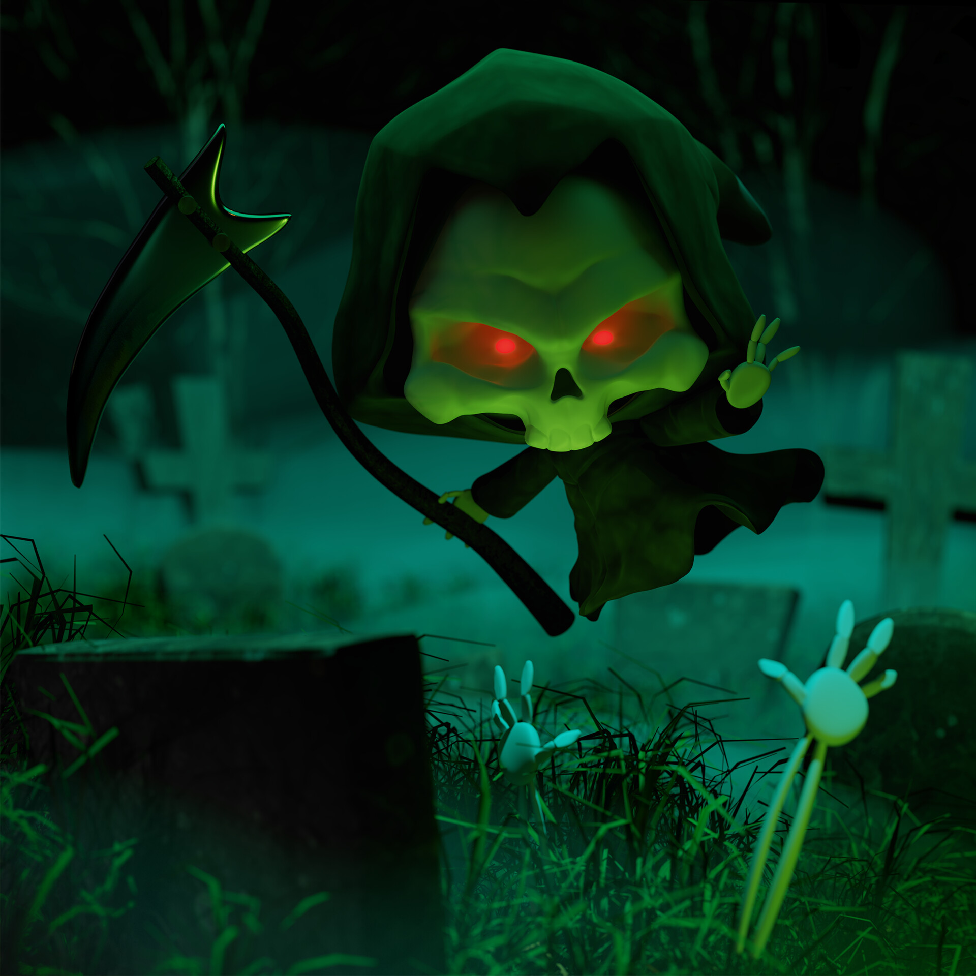 ArtStation - Mort in the morning