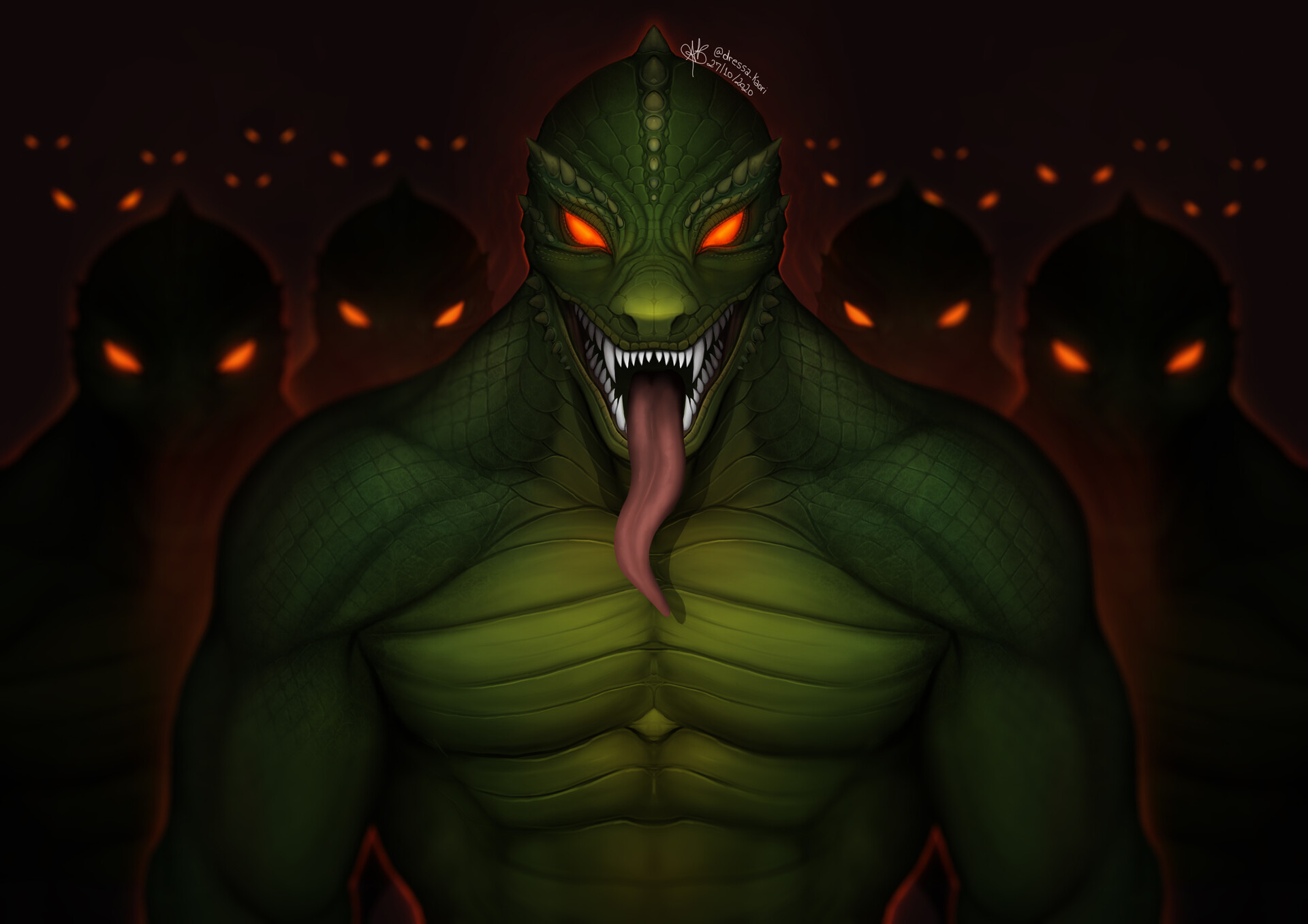 ArtStation - Reptilian army