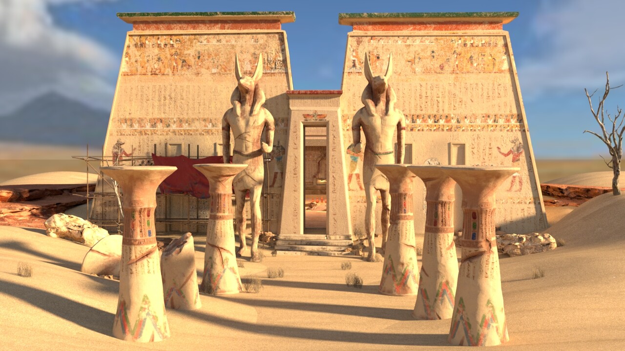 ArtStation - Fallen God environment and behind the scenes