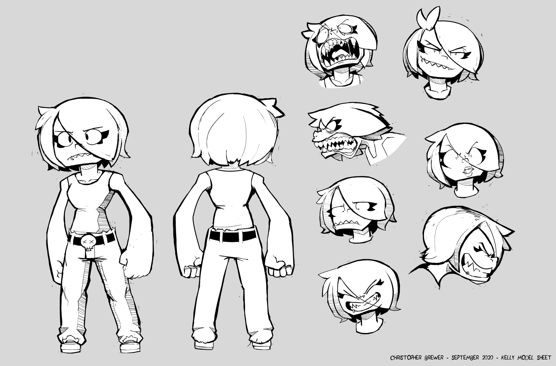 Christopher Brewer - Concept Art - PHAS Characters