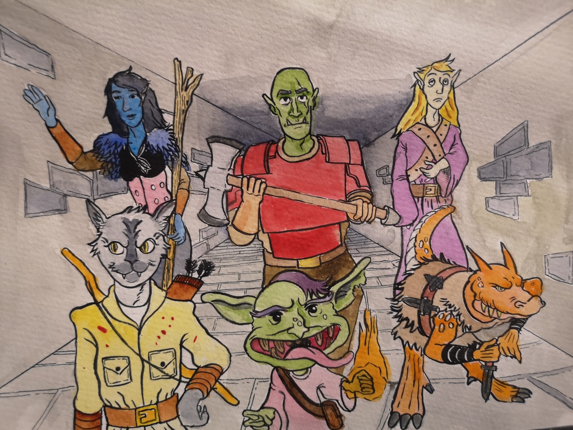 ArtStation - D&D crew 1