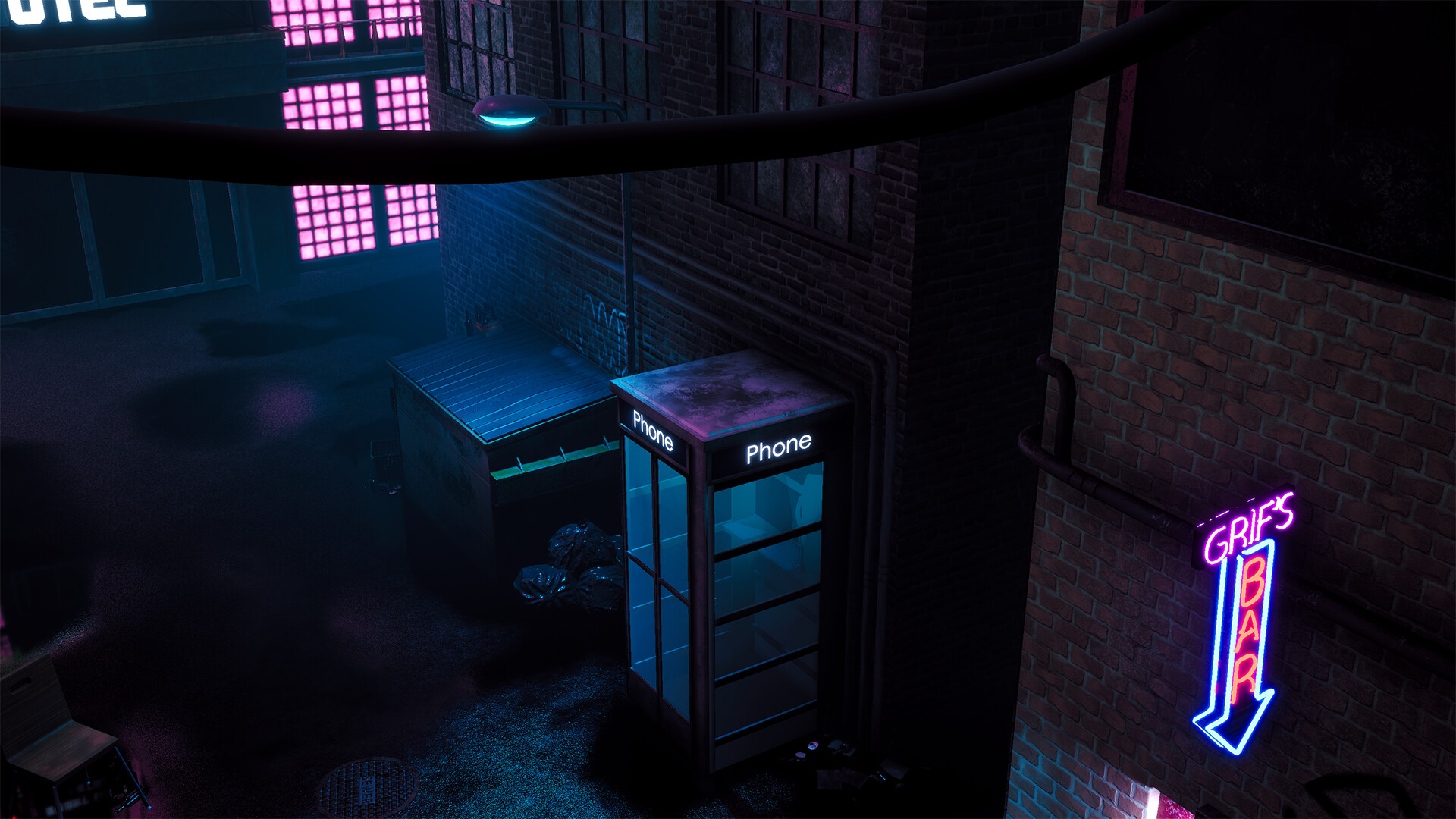 Jake Adams - Neon Alleyway