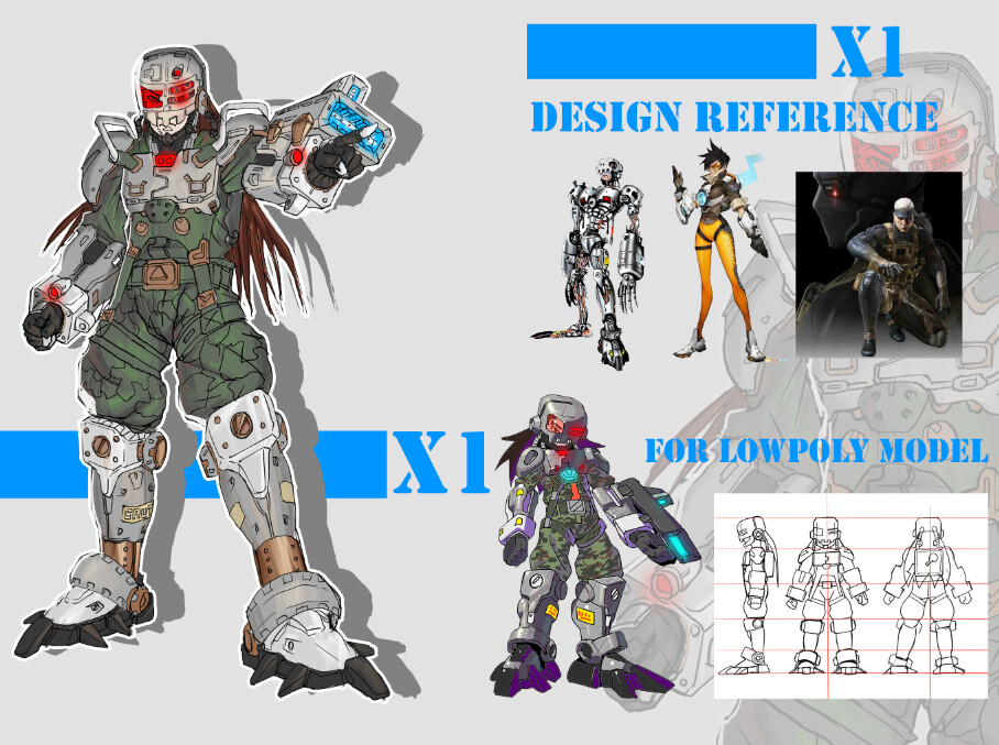 ArtStation - X1 charactor