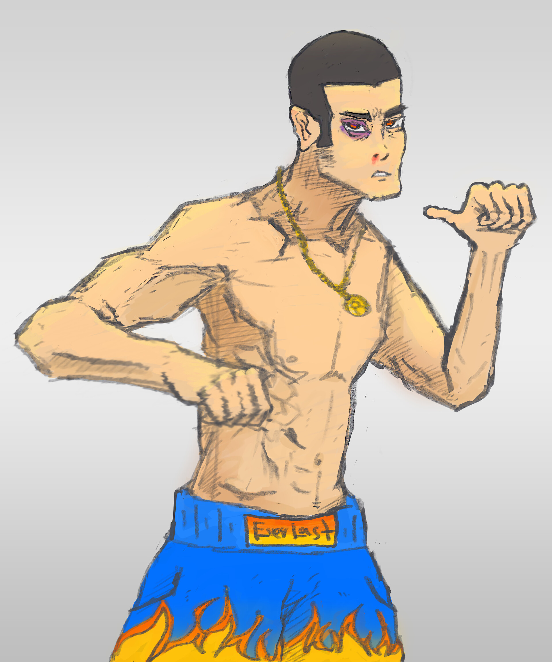 ArtStation - Fighting Stance