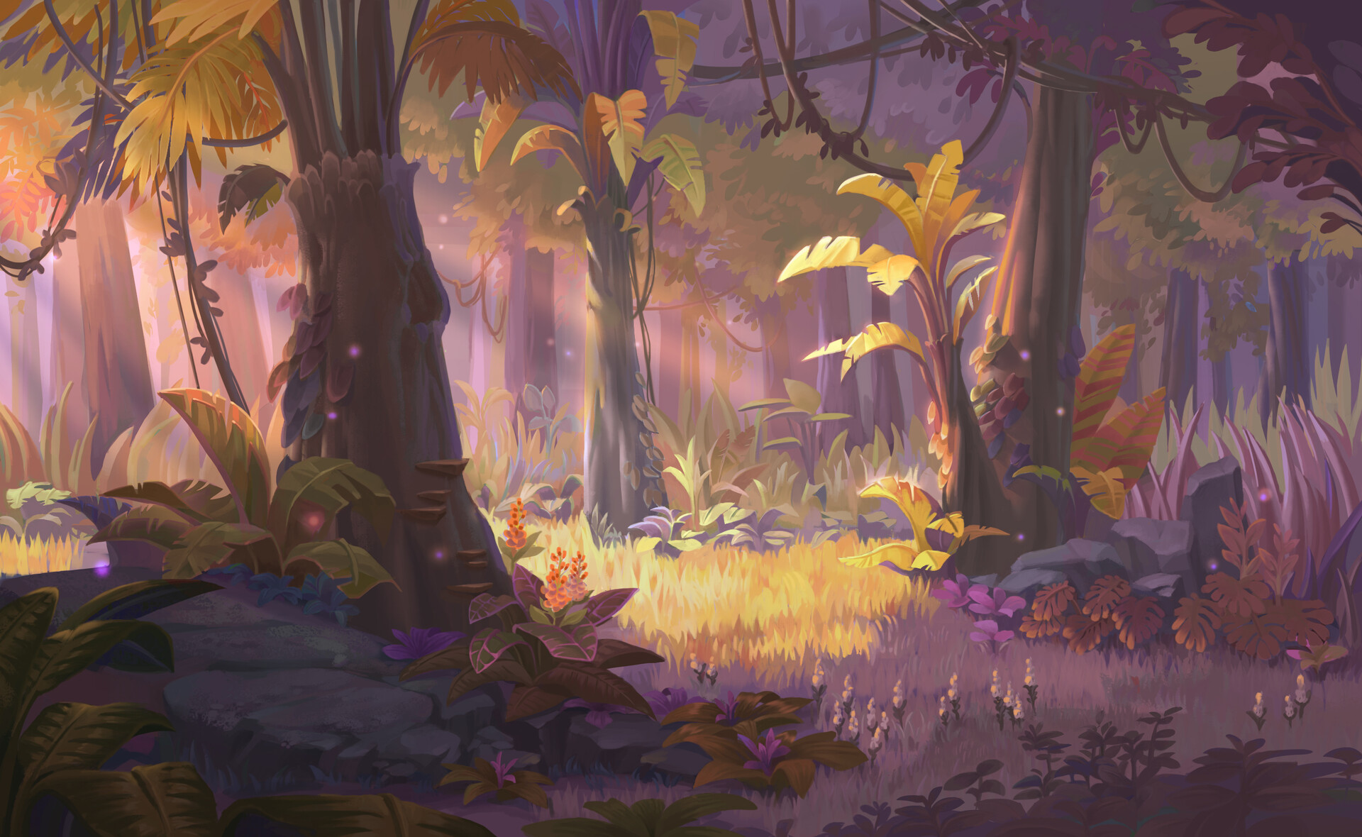 ArtStation - fantasy forest