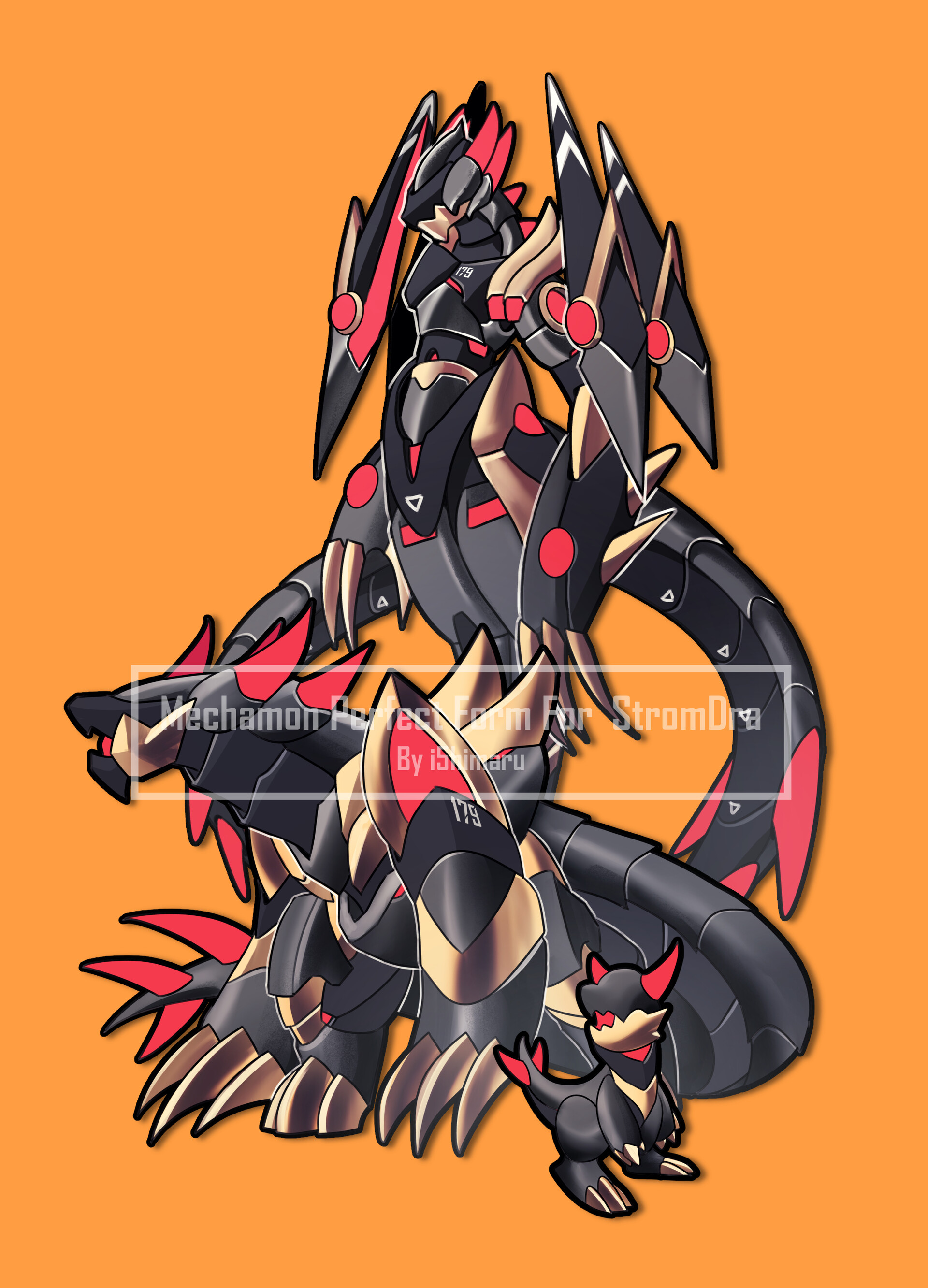 ArtStation - Mechamon Perfect form Evo. For StromDra
