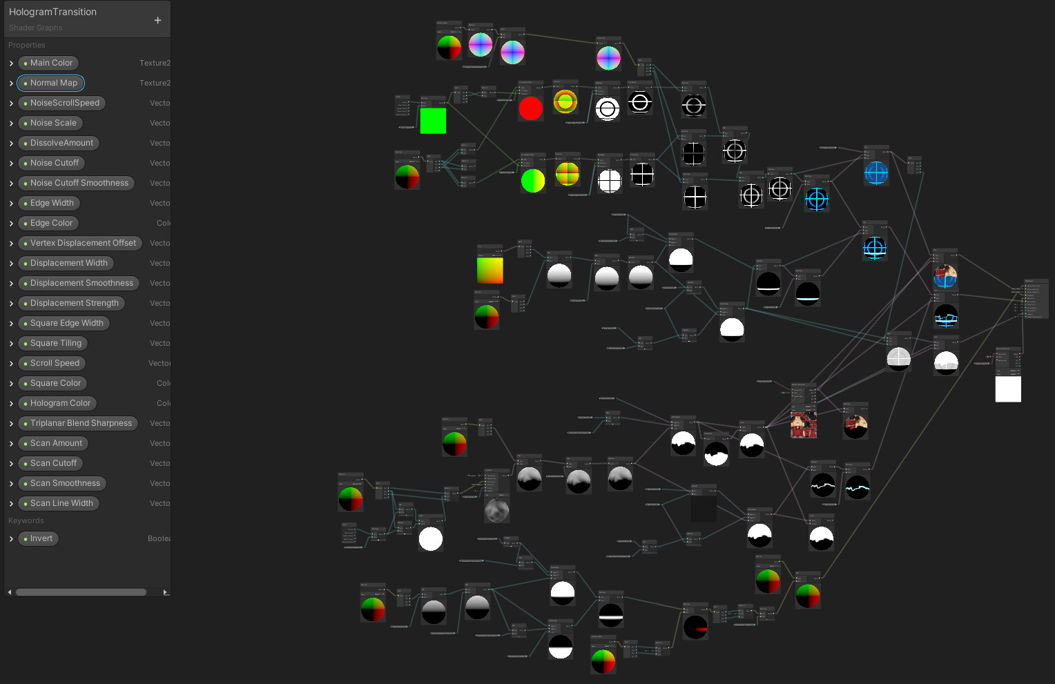 Vlad Oancea - Sci-Fi Hologram Transition | Unity Shadergraph (October 2020)