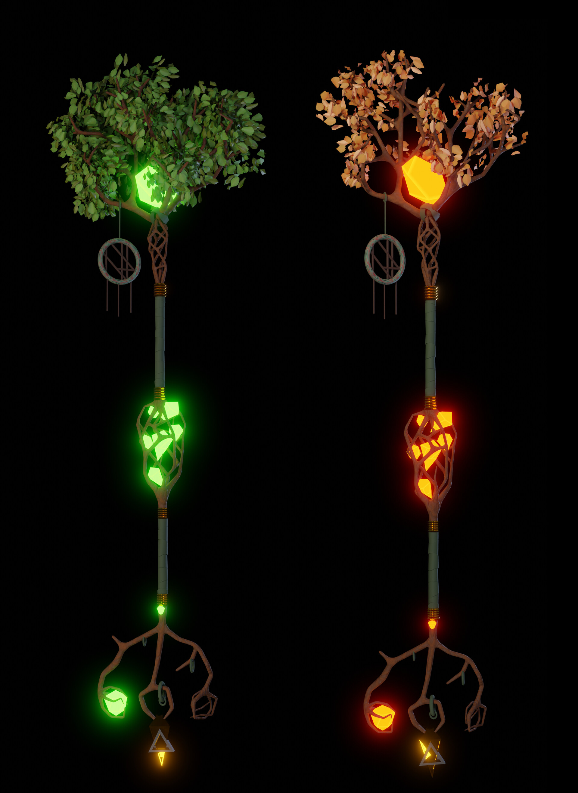 ArtStation - Druid staff