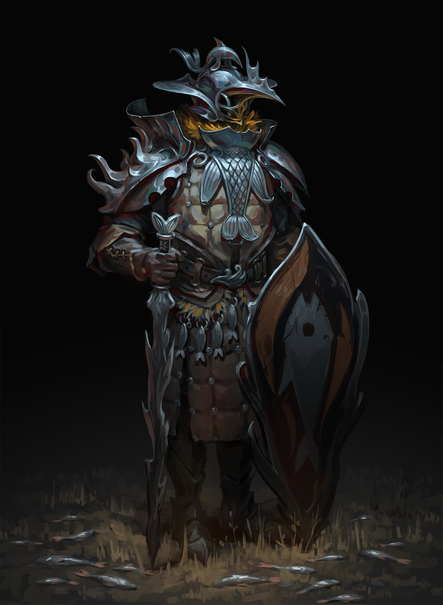 ArtStation - Fish knight