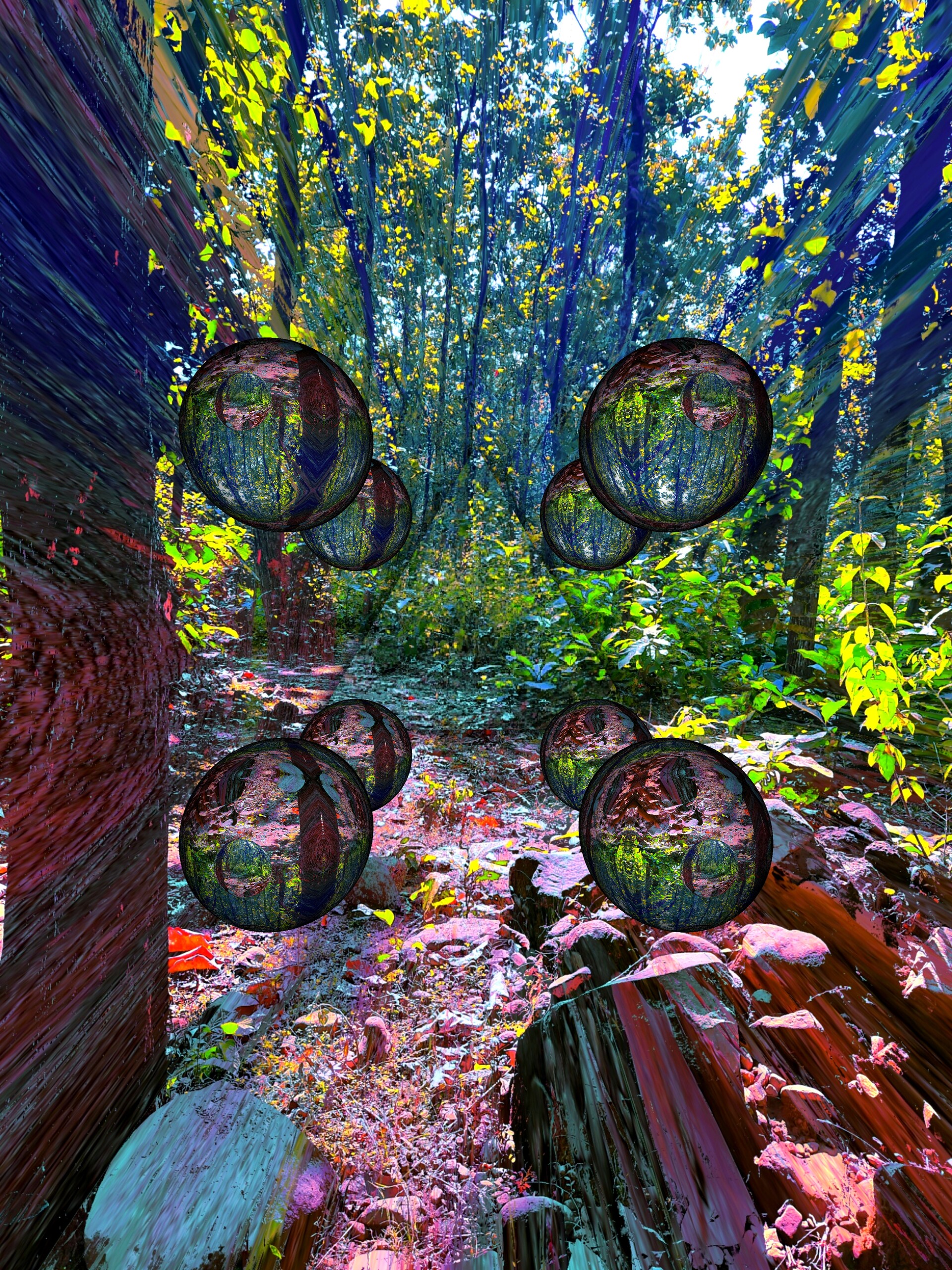 ArtStation - Geometric forest trip