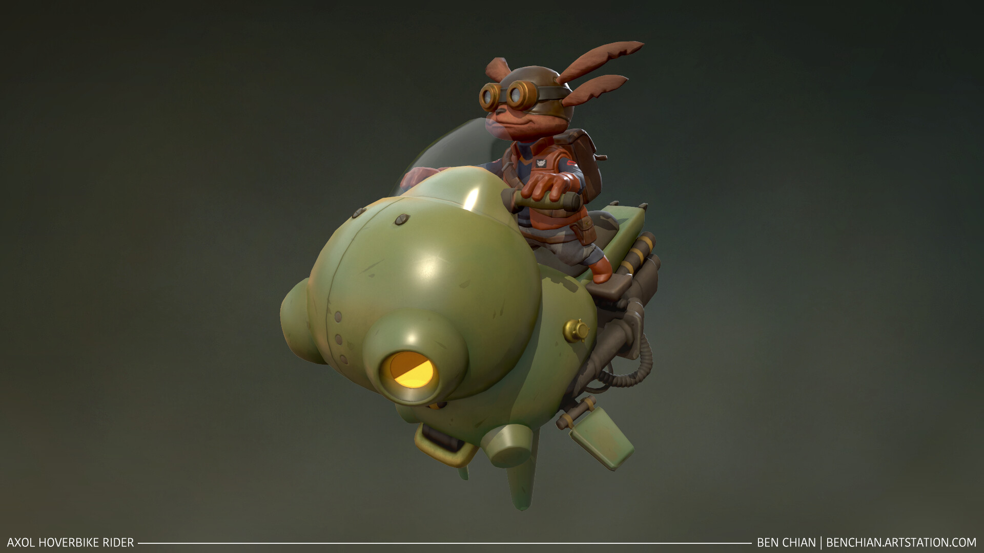 ArtStation - Axol Hoverbike Rider