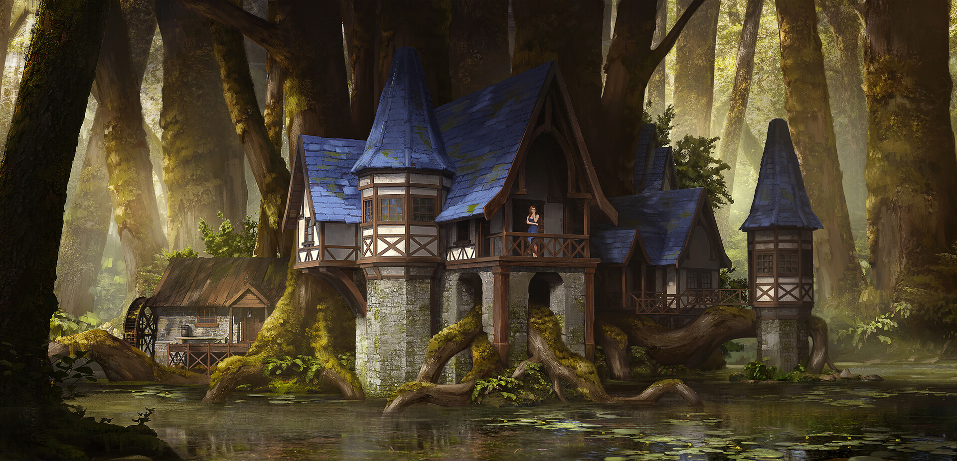 ArtStation - Swamp House
