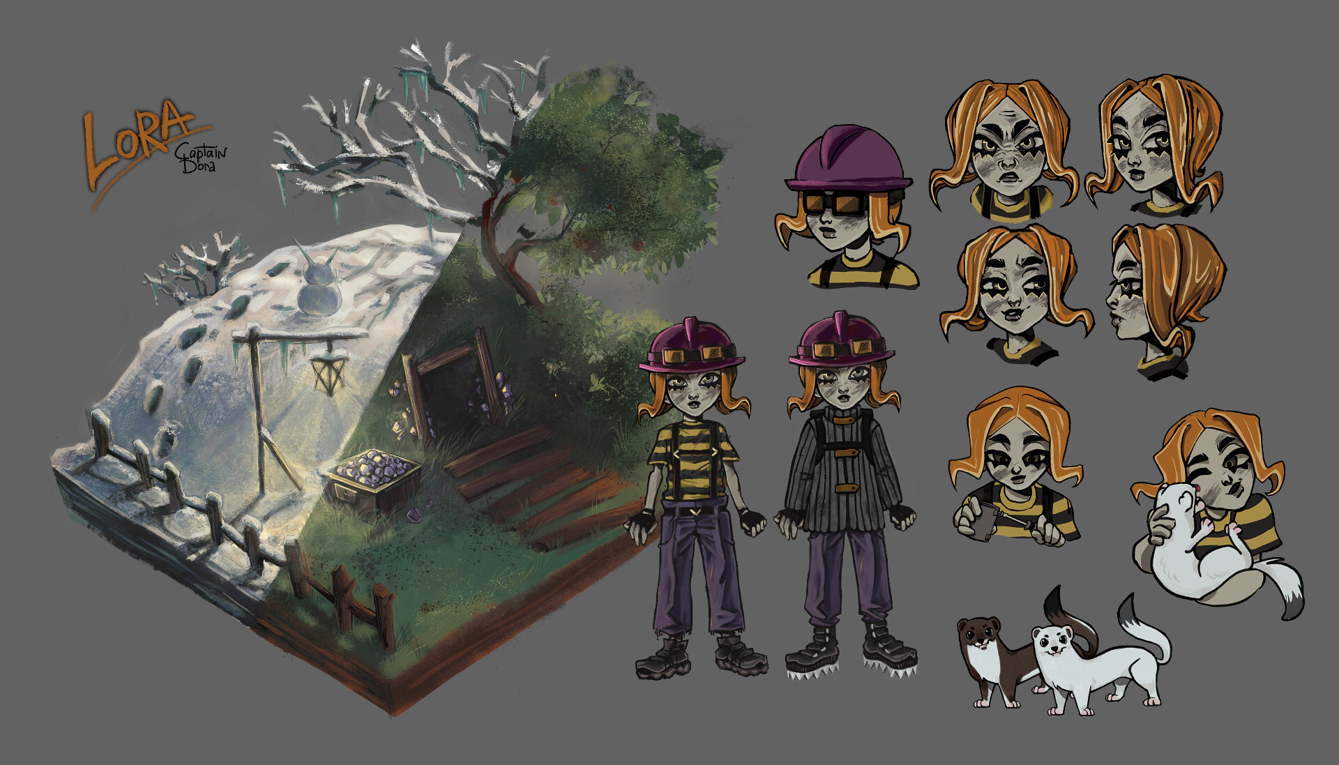 ArtStation - Concept art "Lora"