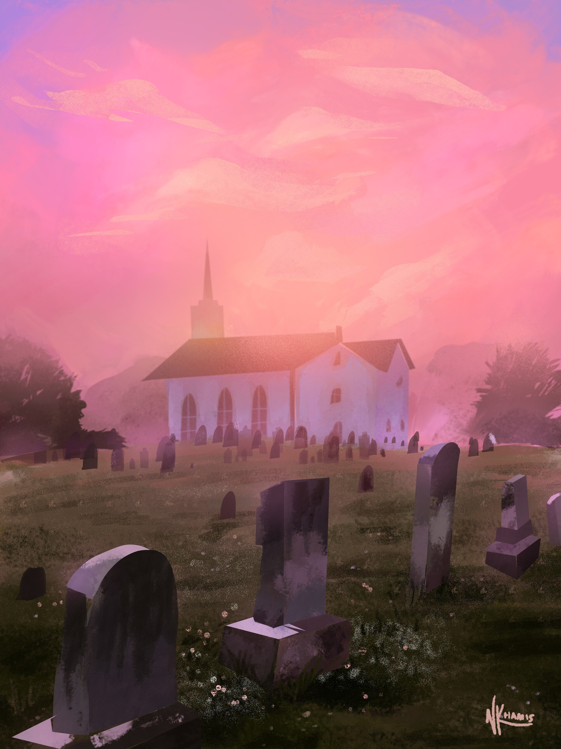ArtStation - Cemetery