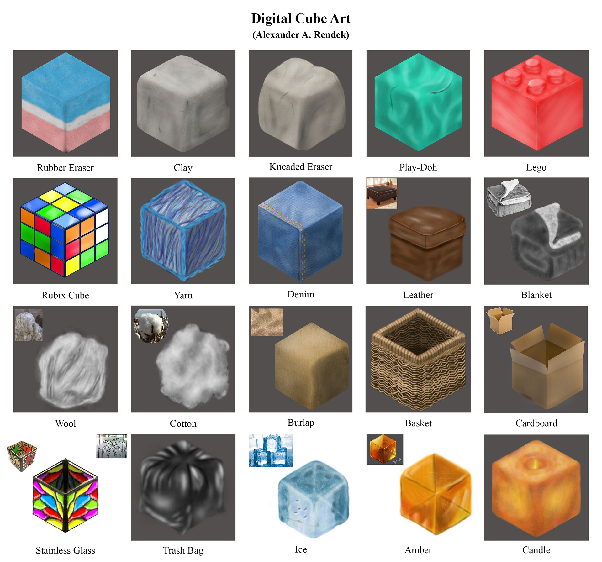 ArtStation - Digital Cube Painting