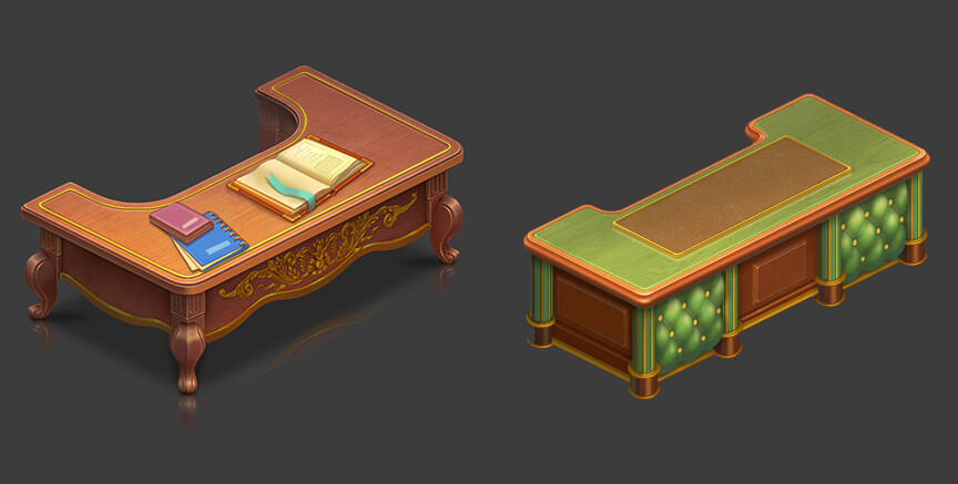 ArtStation - Manor Matters. Table for Carl. VOKI Games.