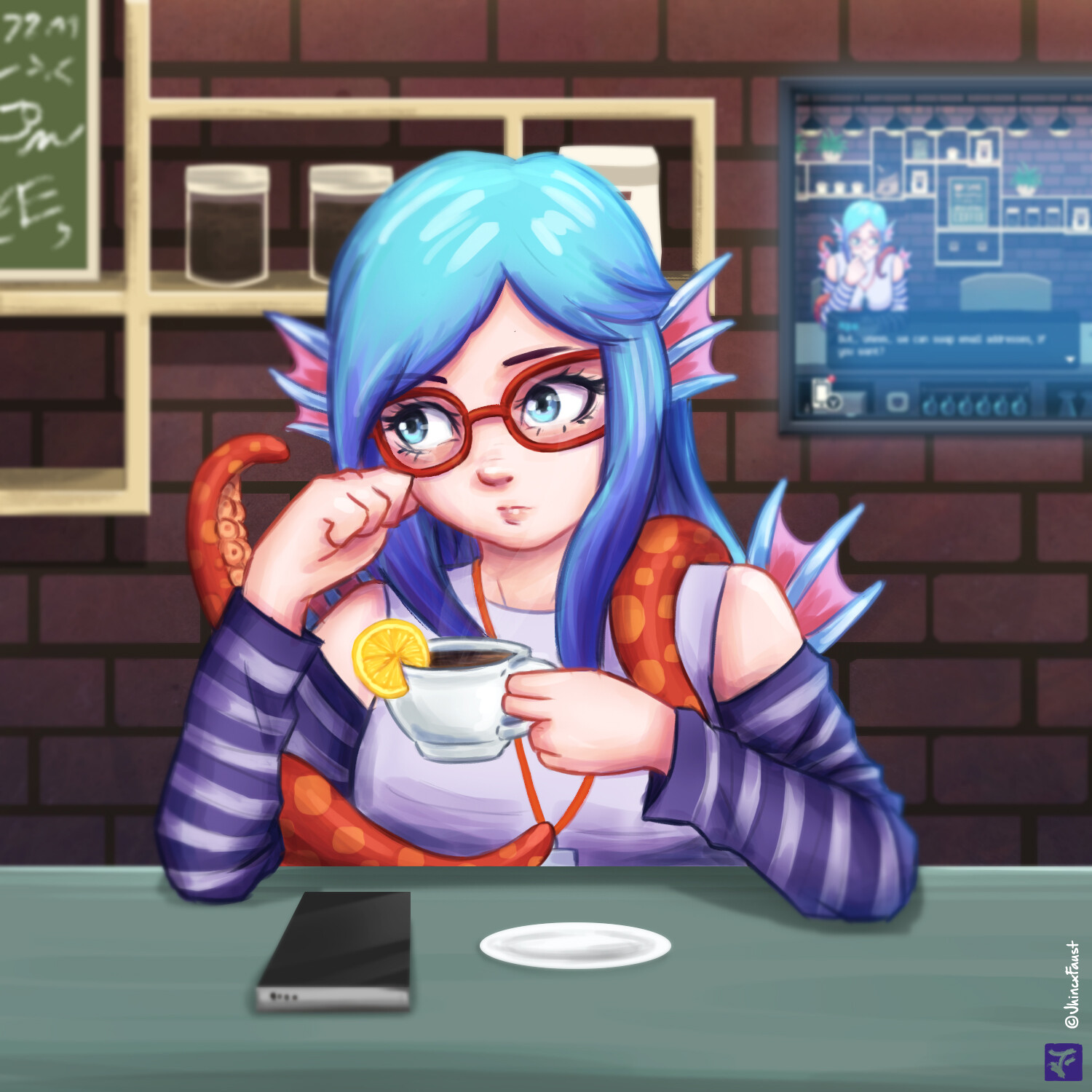 ArtStation - Aqua - Coffee Talk