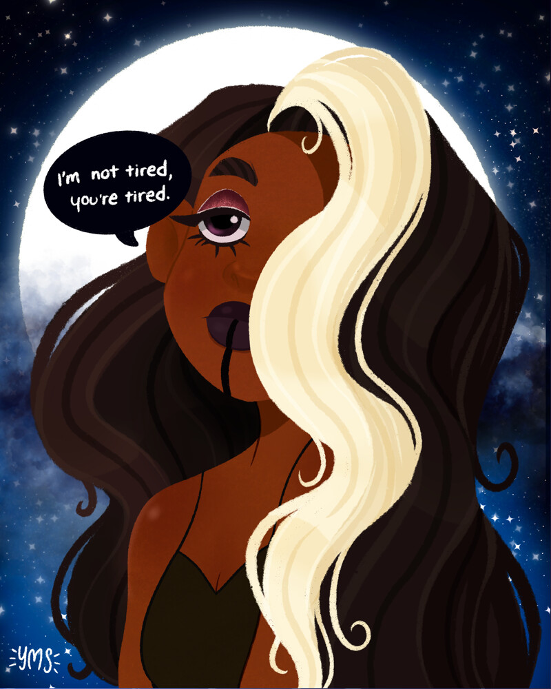 ArtStation - Sleepy Girl