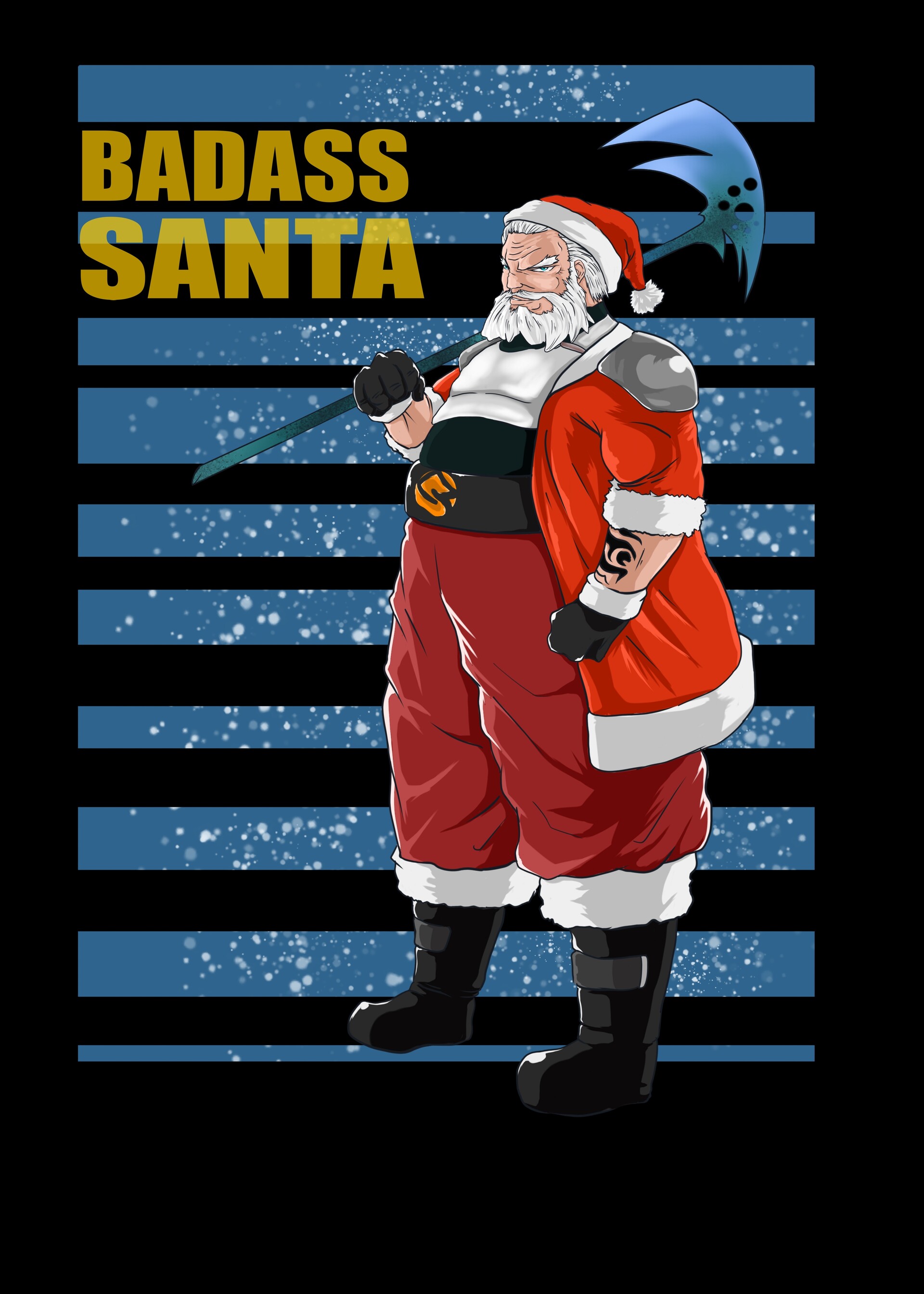 ArtStation - Badass Santa