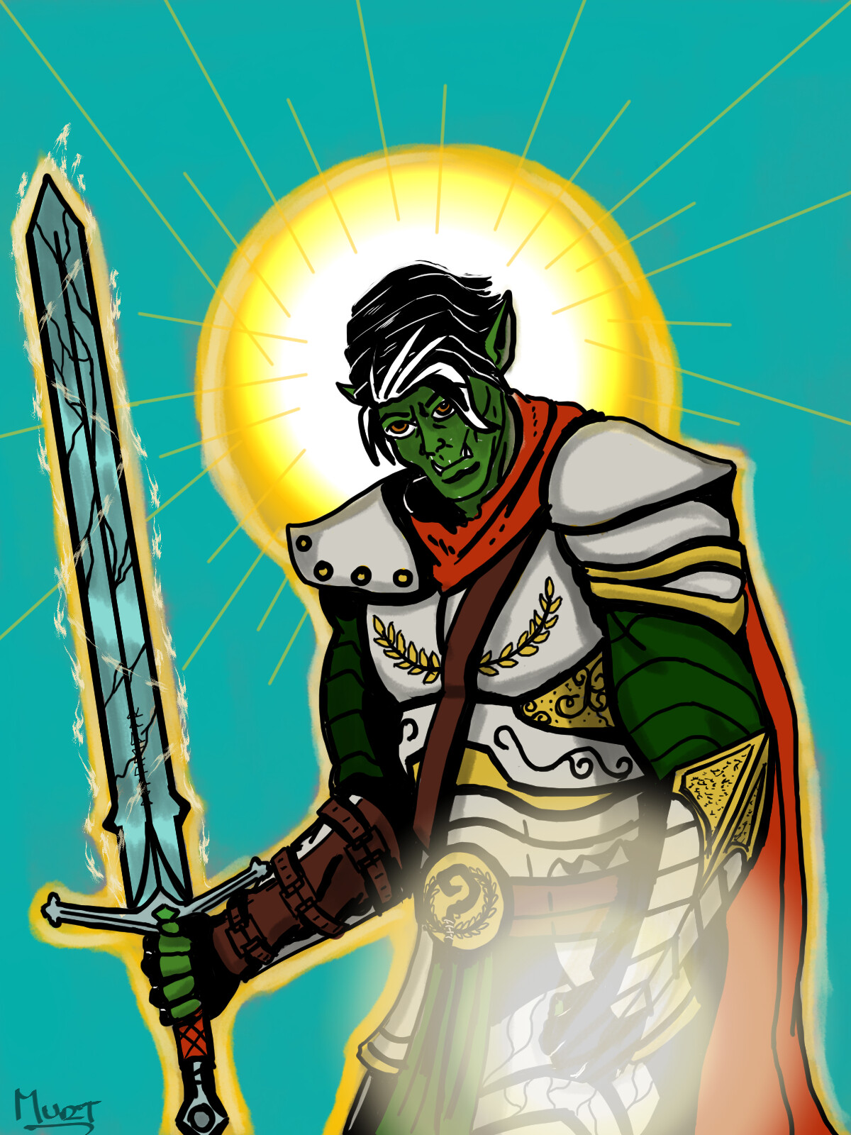 ArtStation - Fjord Stone - 20th Level Paladin