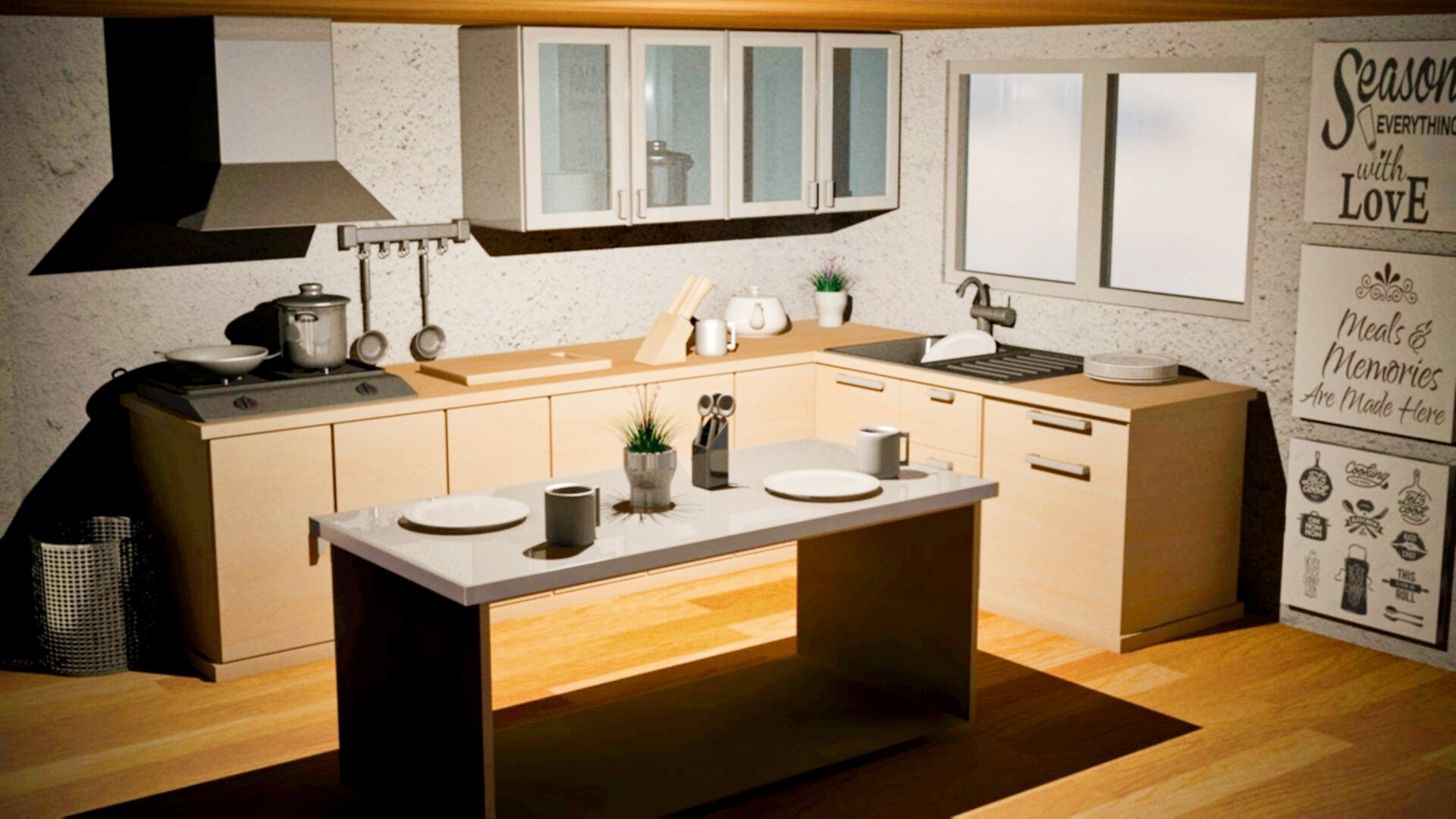ArtStation - KItchen Render using 3ds Max and Mental Ray