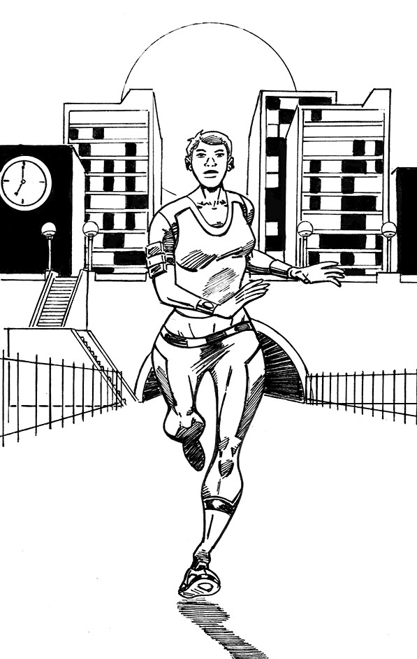 ArtStation - inktober 2020 day 29 -- runner