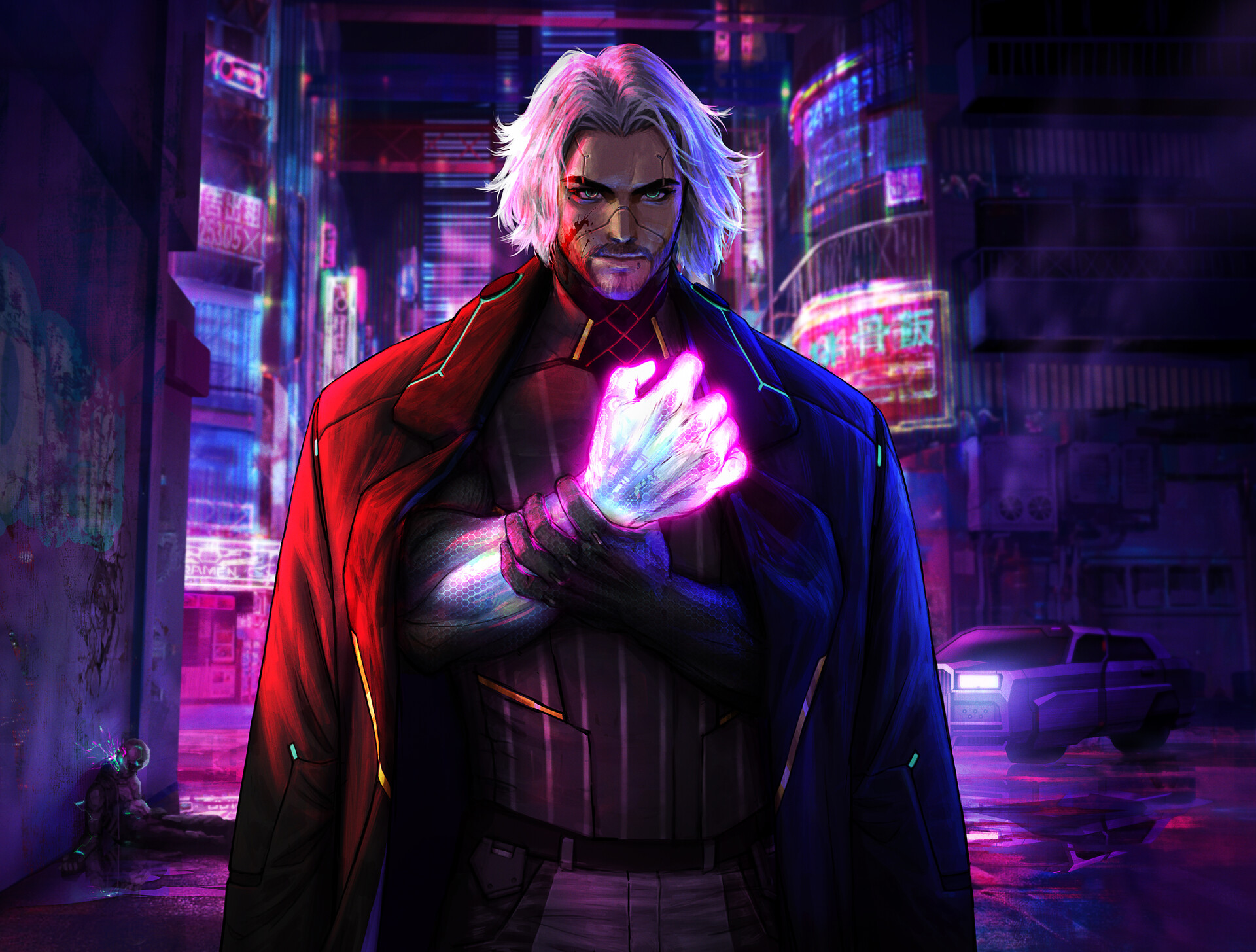 ArtStation - Cyberpunk villain
